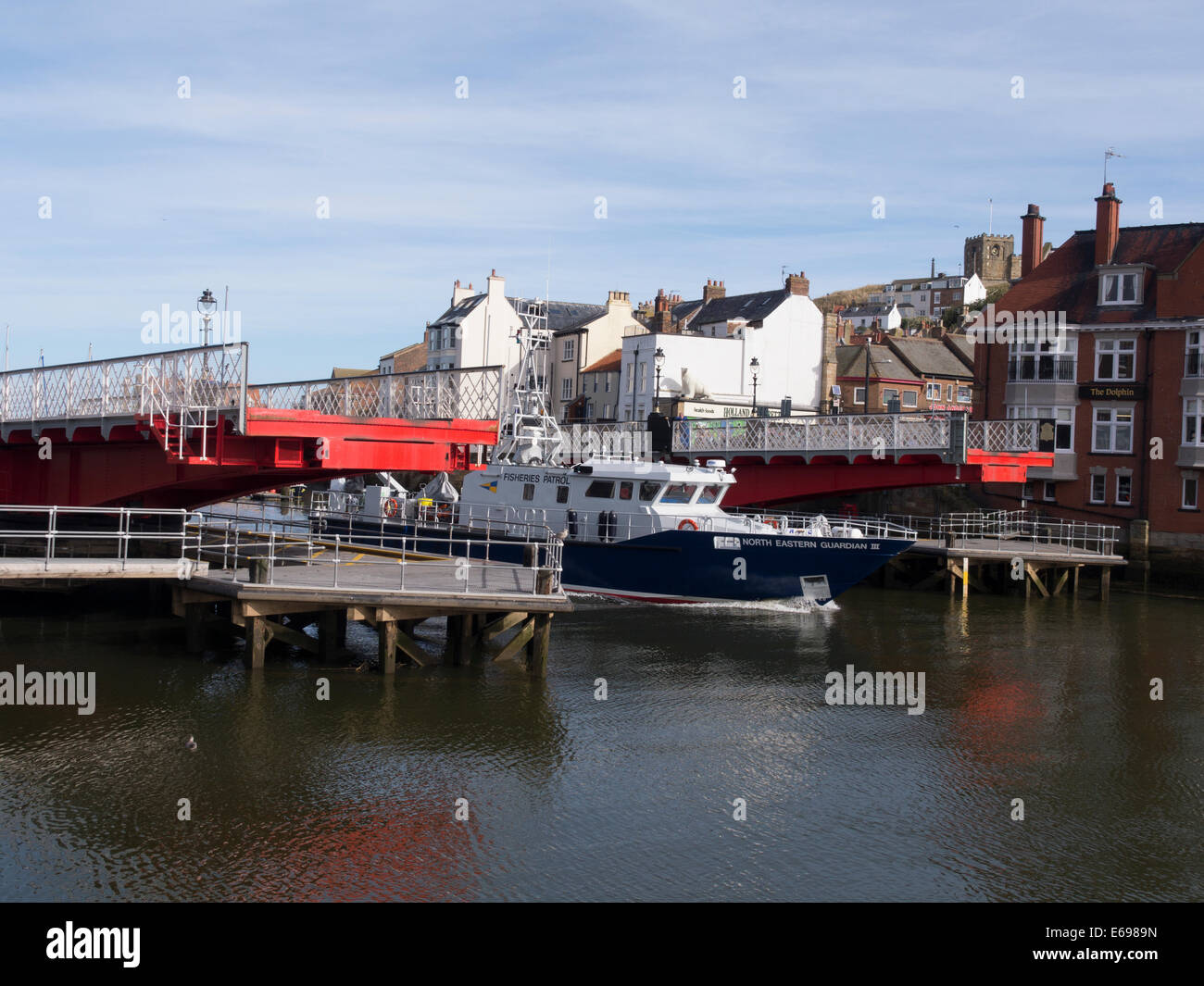 whitby, north yorkshire coast harbour and fishery protection vessel ...