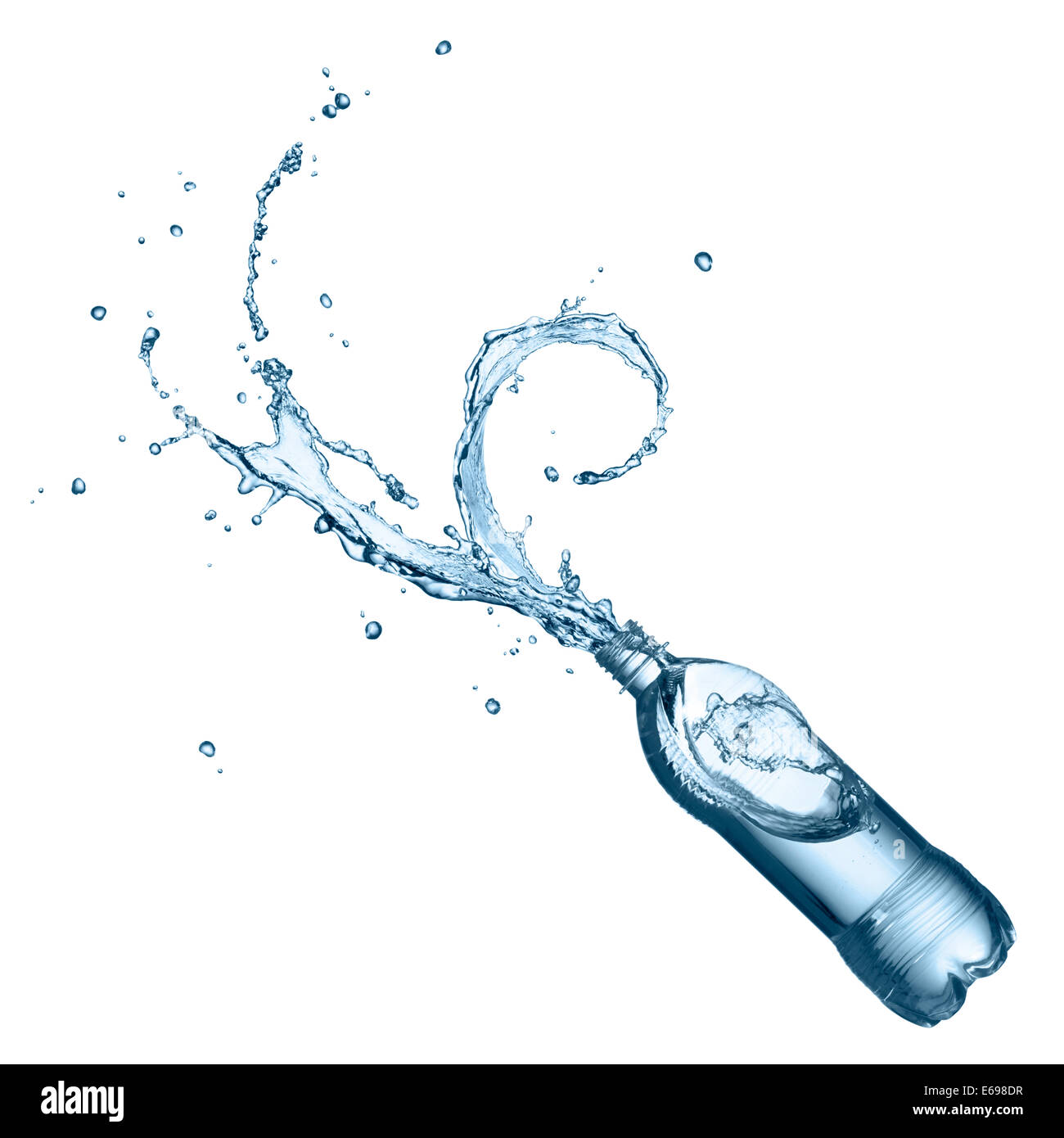 Bottle drinking water splashing out hi-res stock photography and images - Alamy