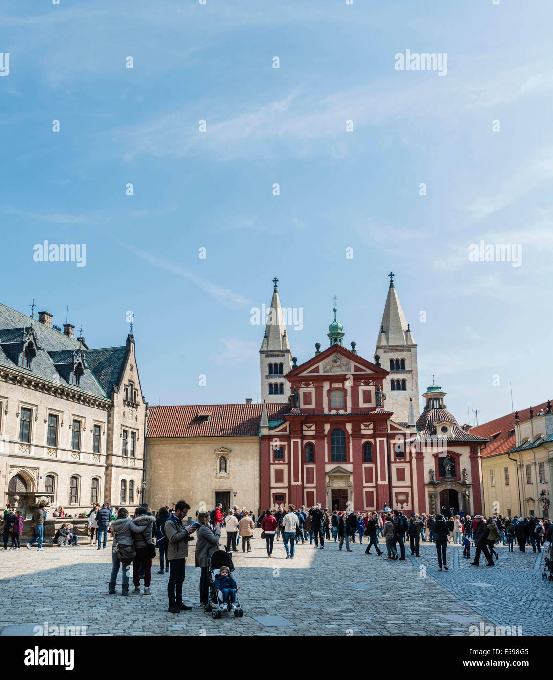 St georges basilica at prague castle hi-res stock photography and ...