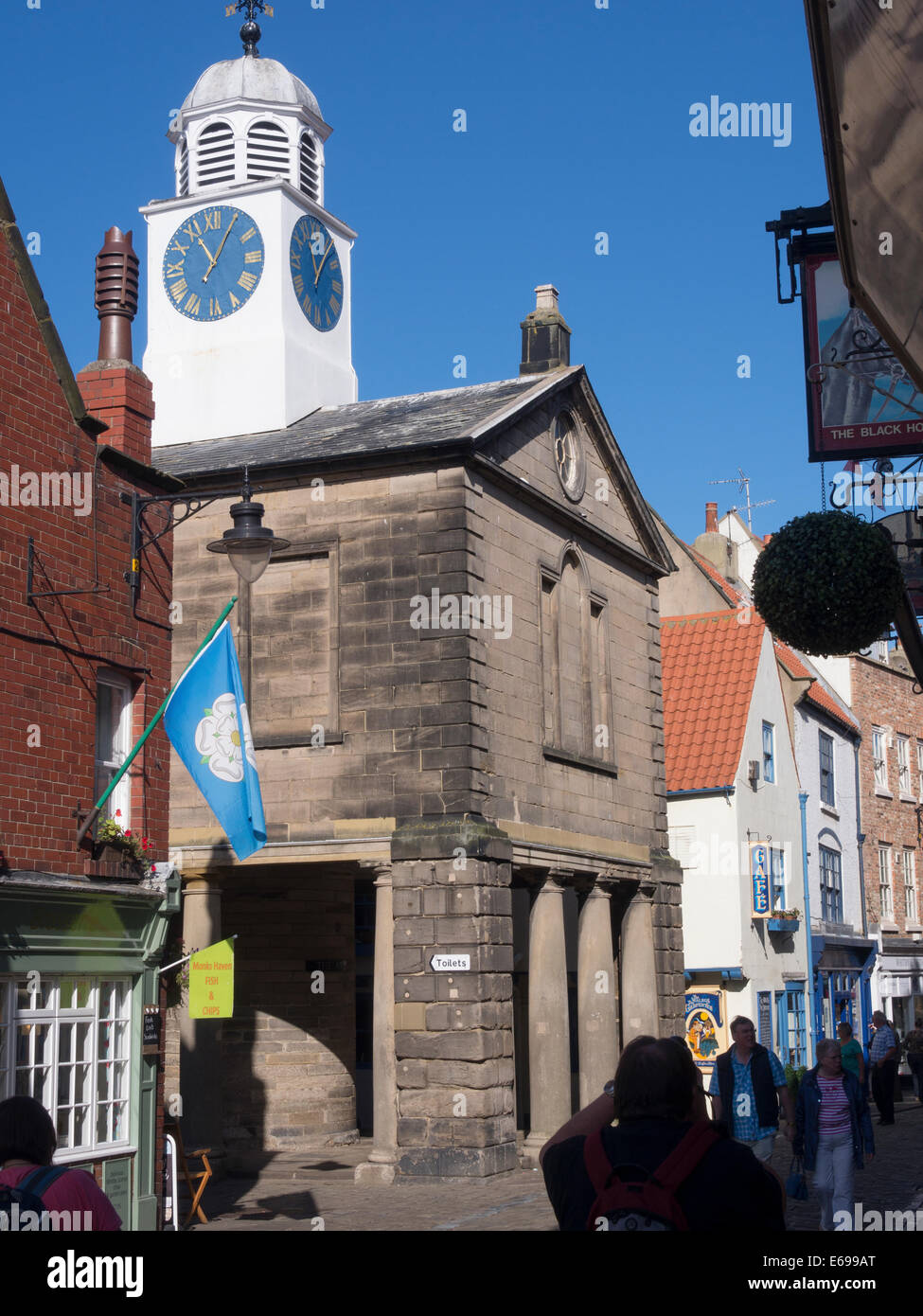 whitby Old Town Hall, north yorkshire coast Stock Photo - Alamy