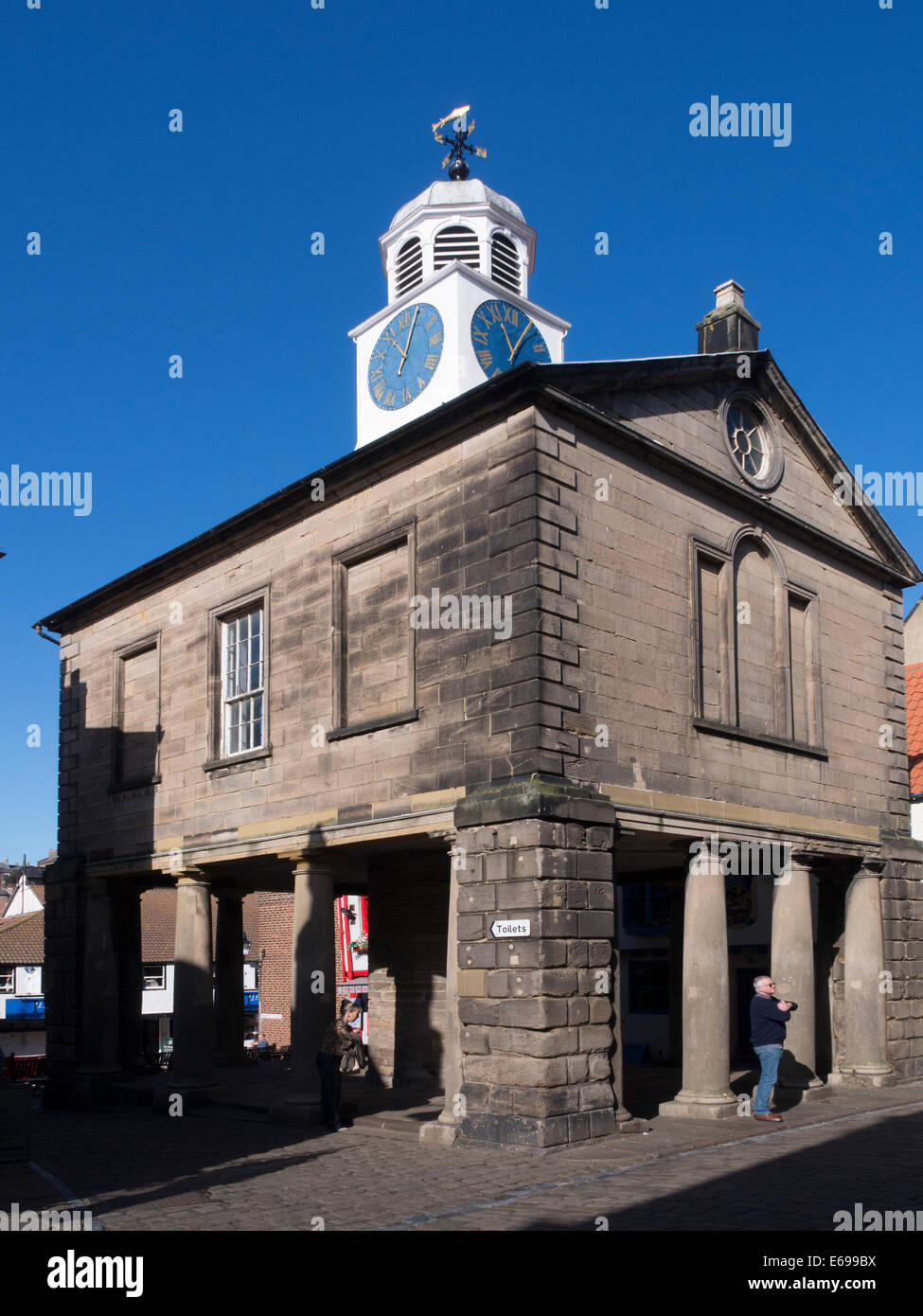whitby Old Town Hall, north yorkshire coast Stock Photo - Alamy