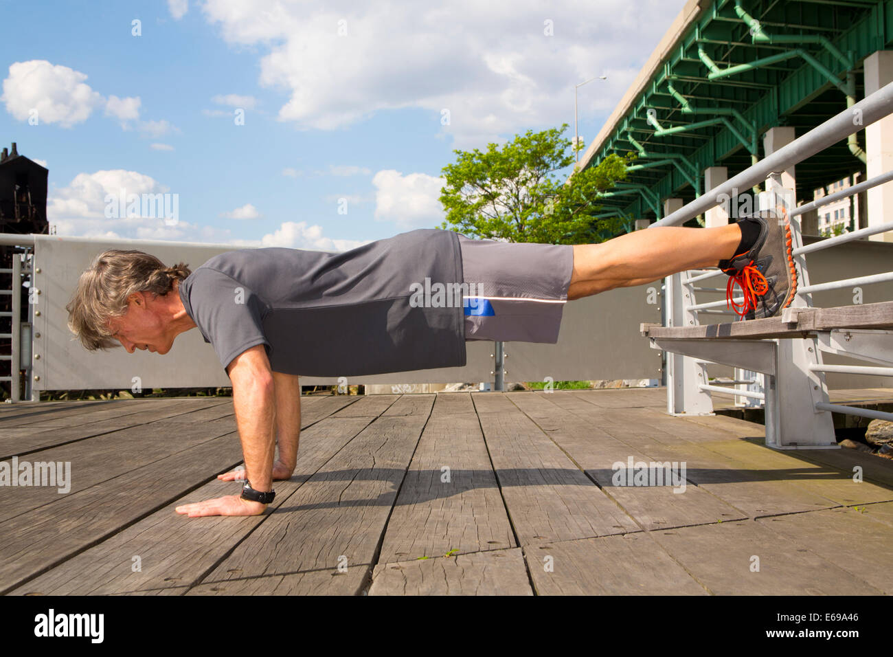 Man working deck hi-res stock photography and images - Alamy