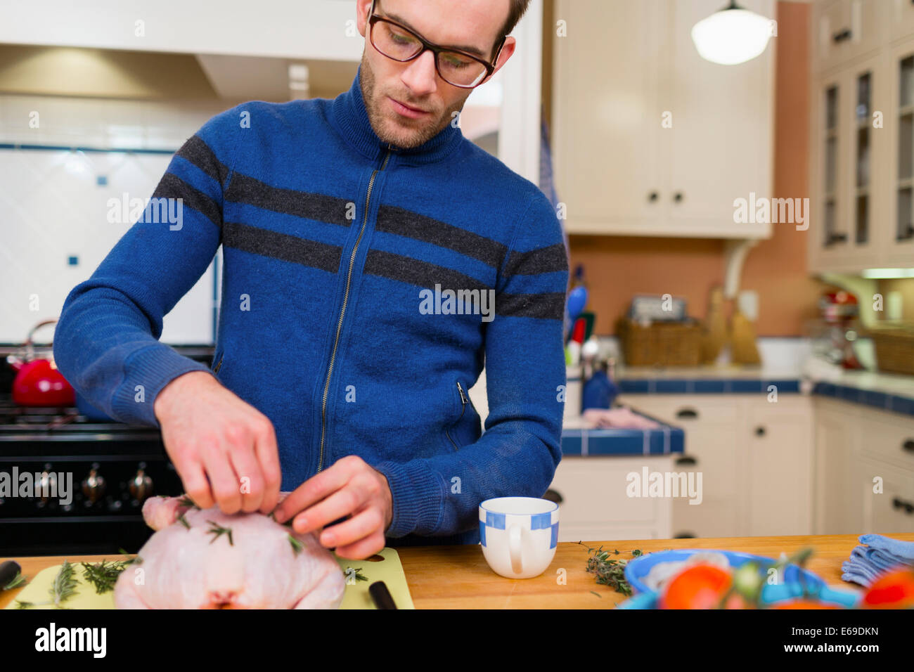 Chicken man hi-res stock photography and images - Alamy