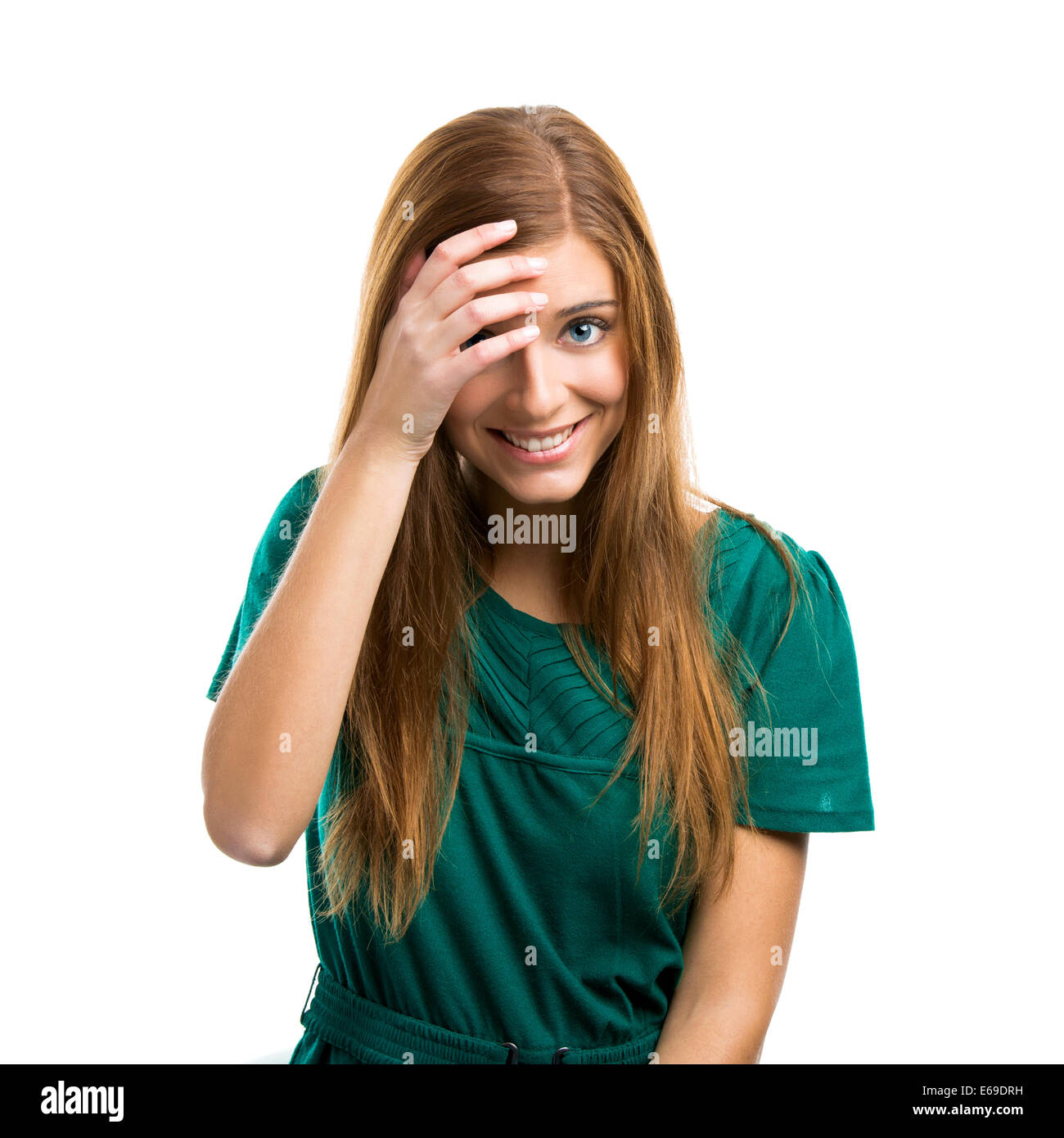 Shy emotion hi-res stock photography and images - Alamy