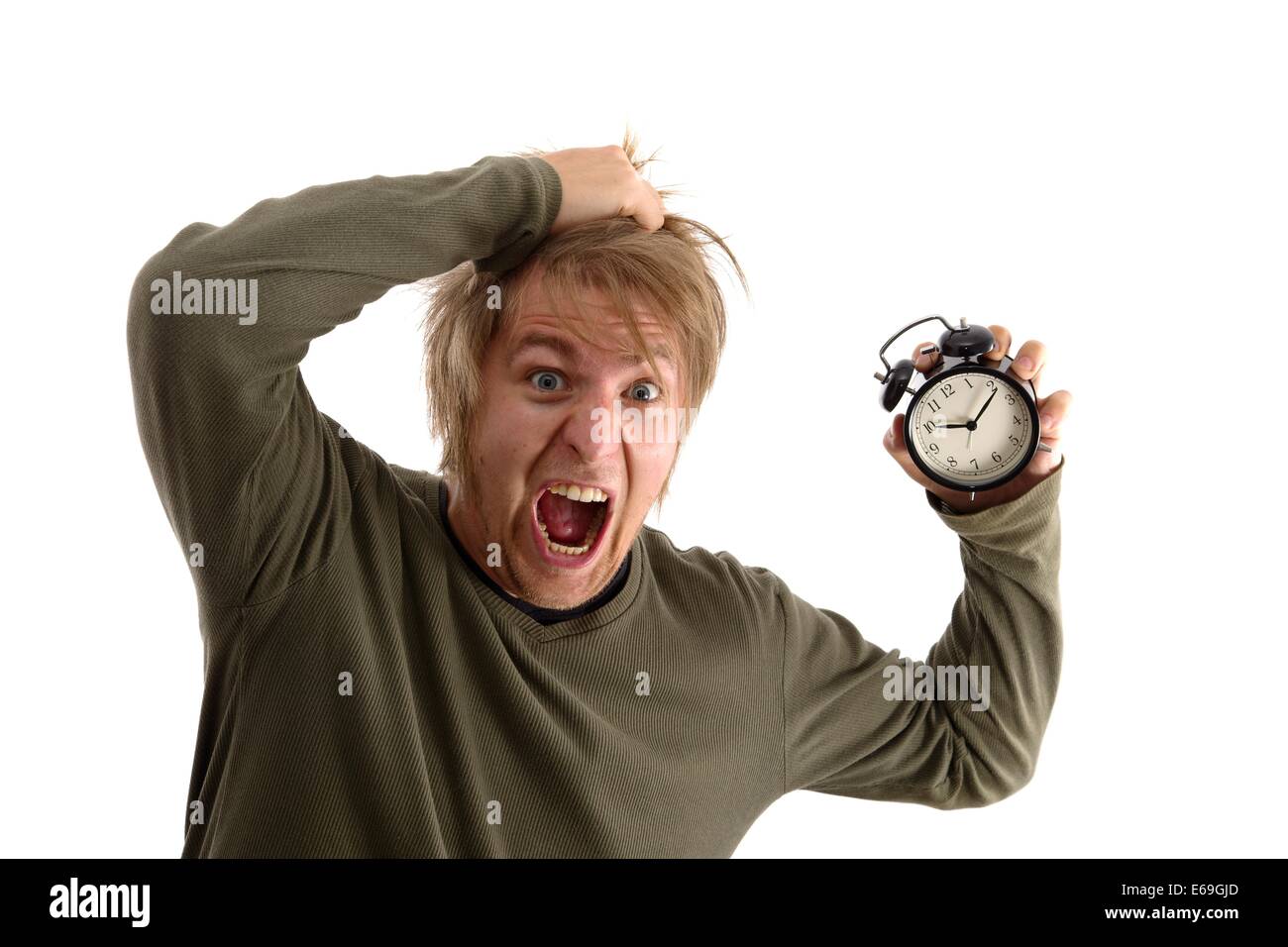 Yell scream hi-res stock photography and images - Alamy