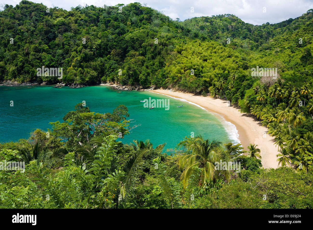 caribbean,remote beaches,tobago,englishman's bay Stock Photo - Alamy
