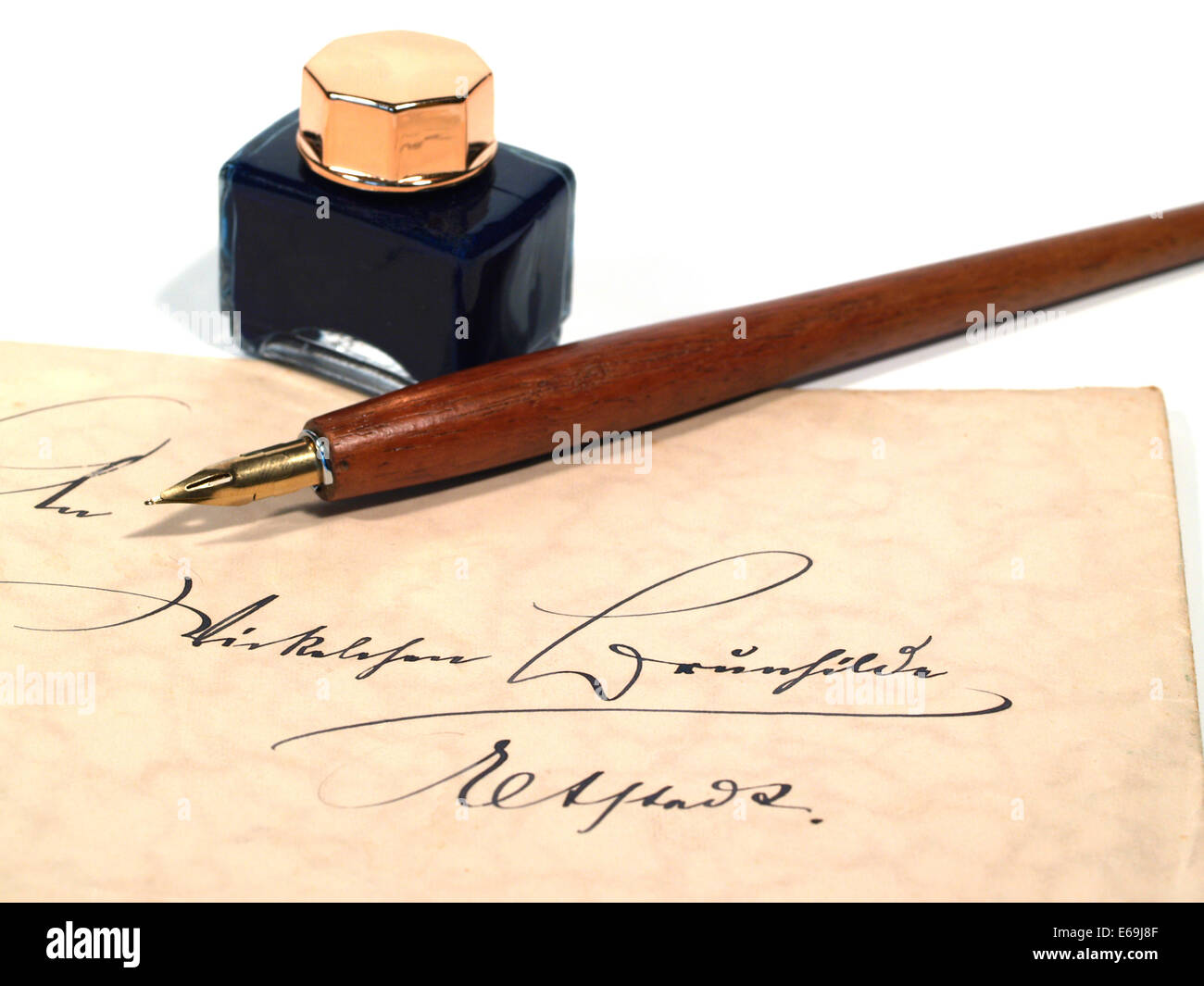 German Cursive Writing High Resolution Stock Photography and Images - Alamy