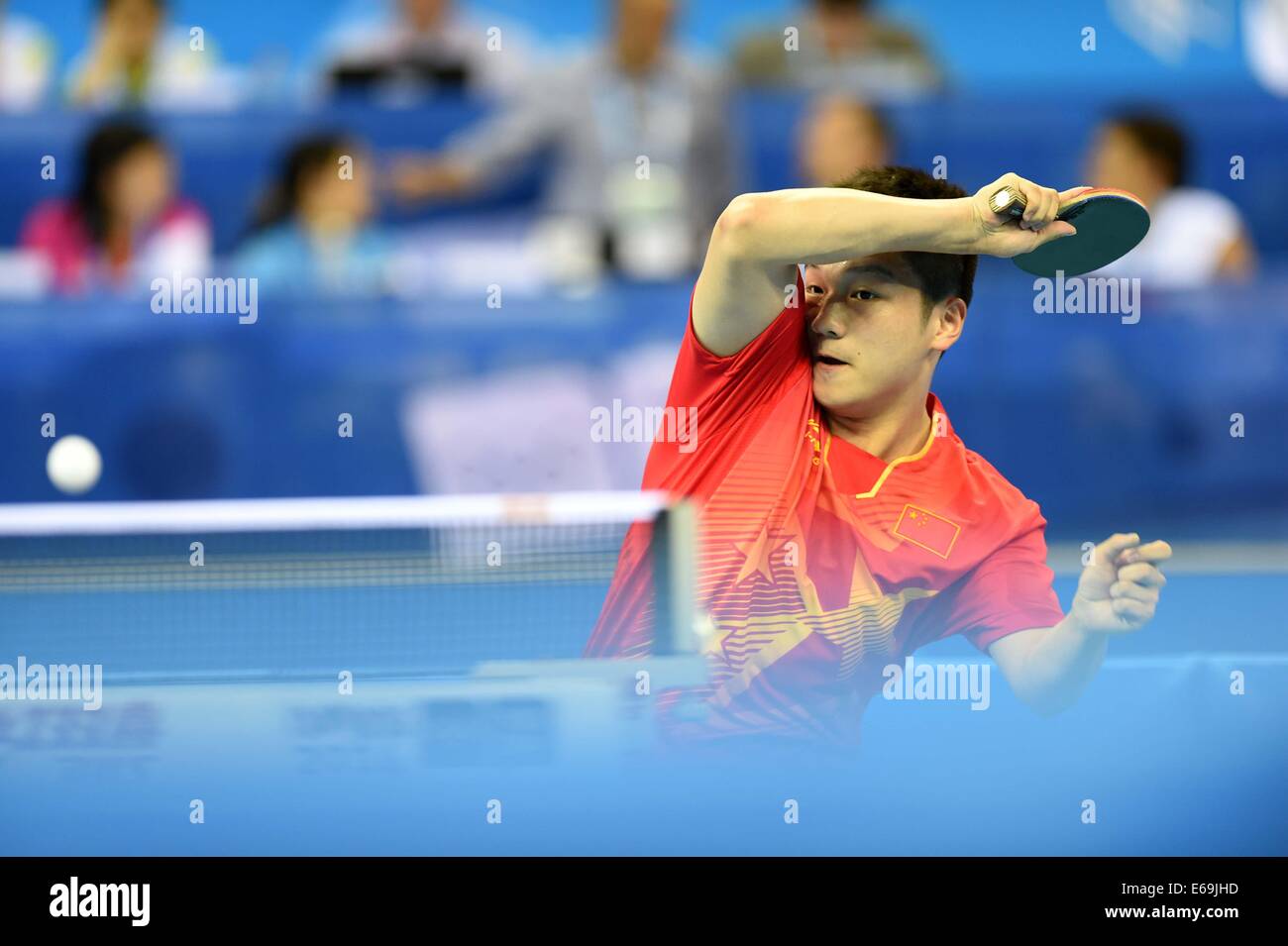 Nanjing, China's Jiangsu Province. 19th Aug, 2014. Fan Zhendong of ...