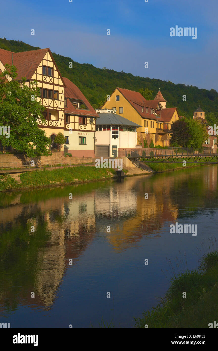 Wertheim, Tauber River, Baden-Wuerttemberg, Main-Tauber, Romantic Road ...