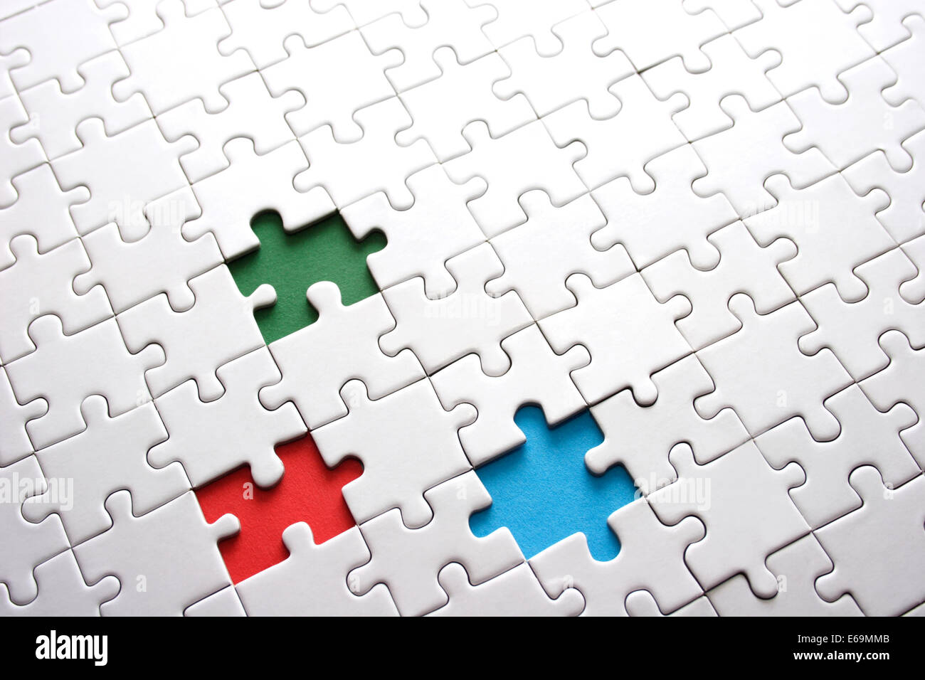 Jigsaw puzzle pieces and gaps hi-res stock photography and images - Alamy