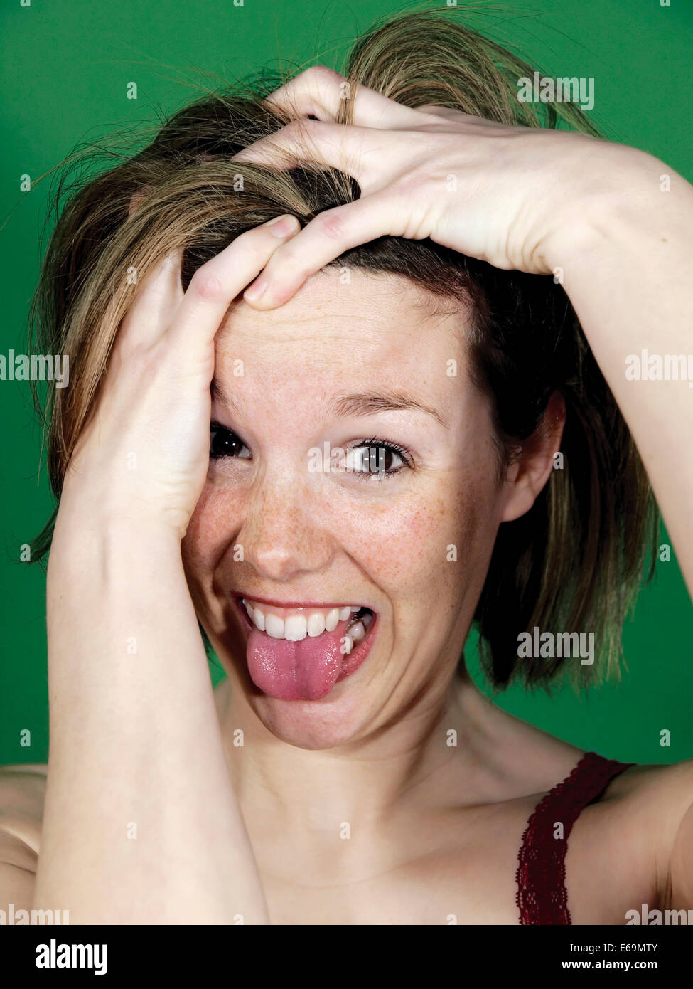 30 Year Old Woman Tear High Resolution Stock Photography and Images - Alamy