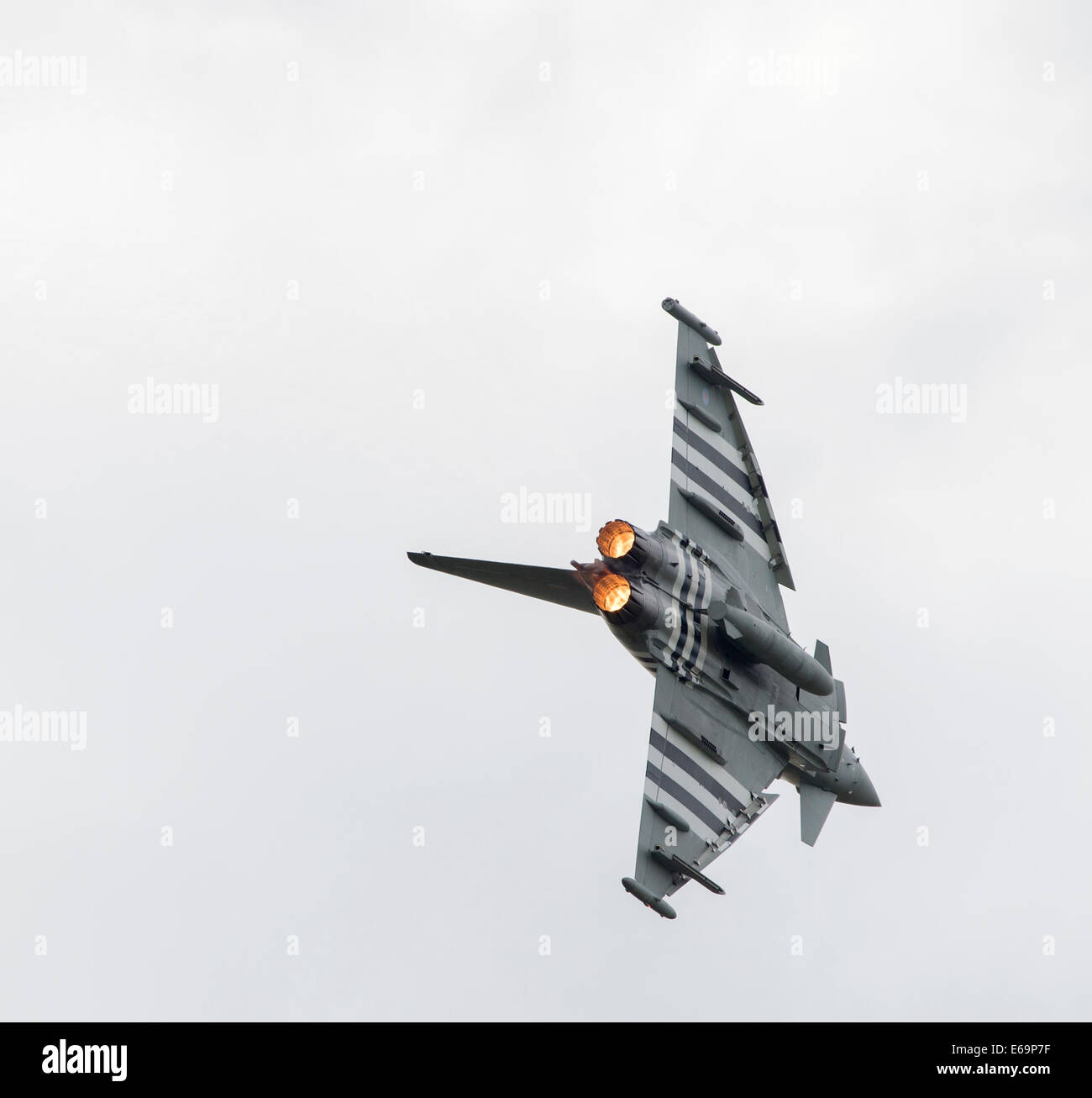 RAF Eurofighter Typhoon with D-Day Invasion Livery on display during ...