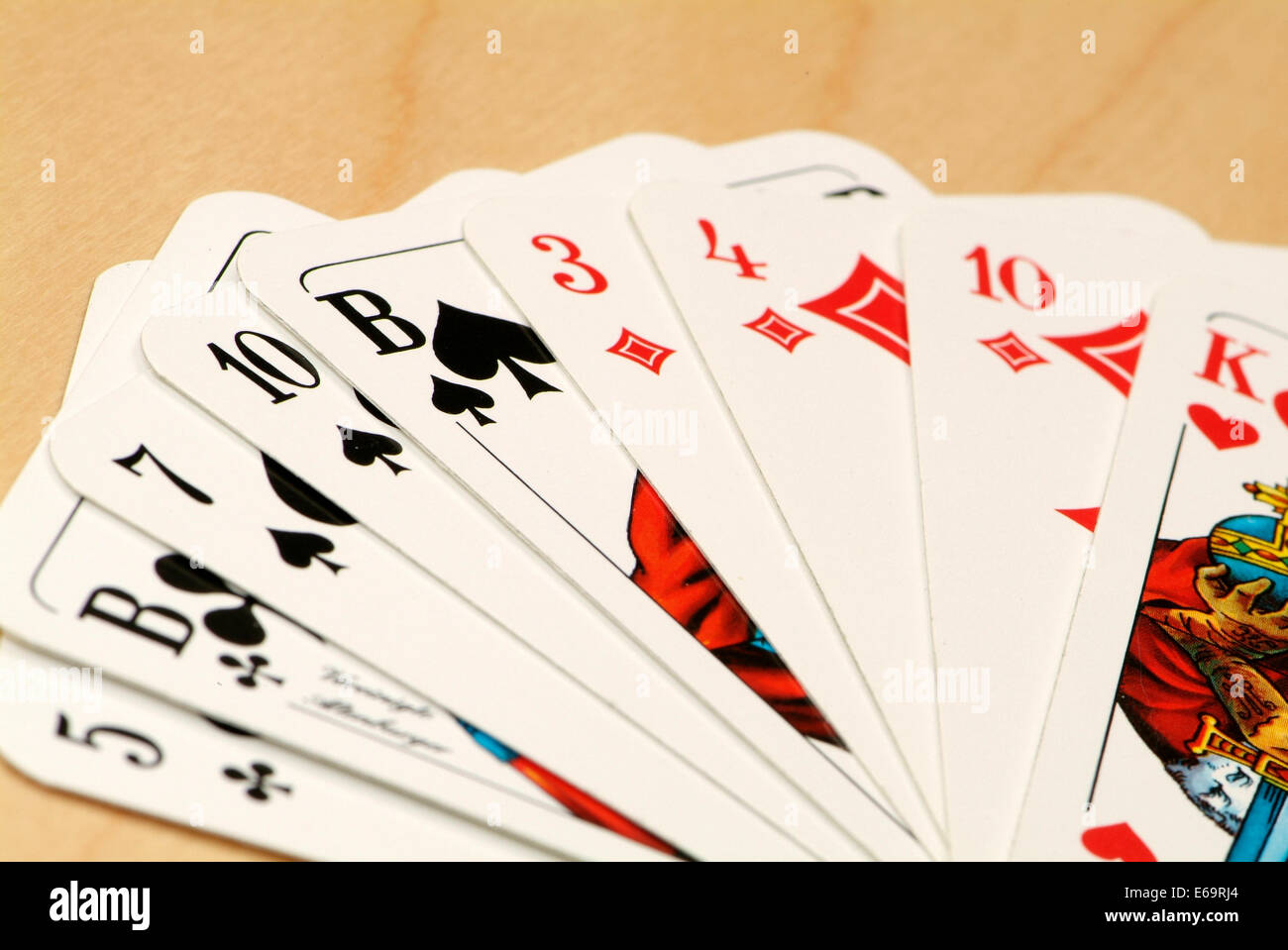 Playing Cards Fan High Resolution Stock Photography and Images - Alamy