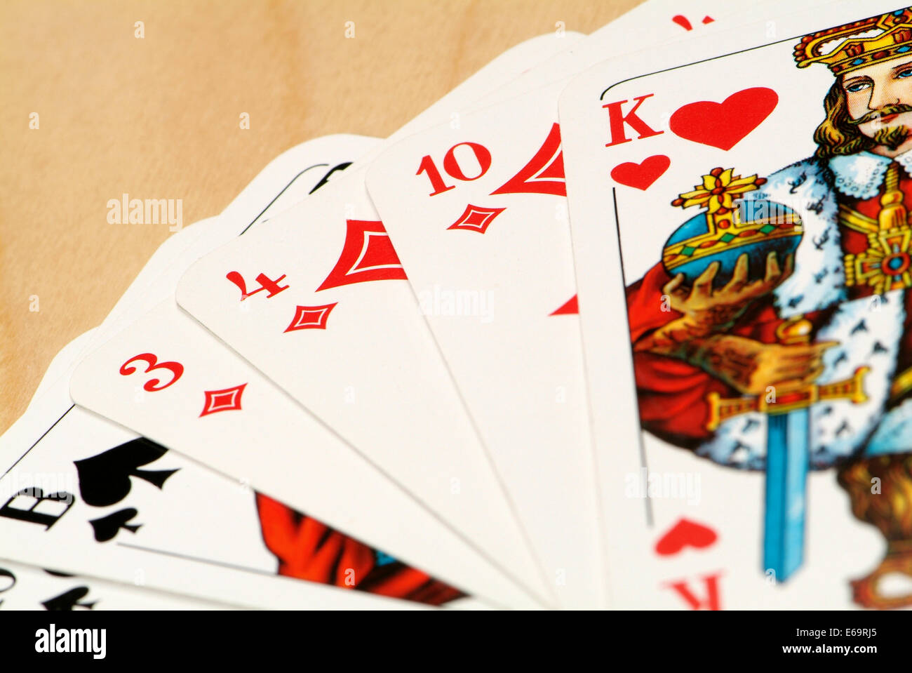 Playing Cards Fan High Resolution Stock Photography and Images - Alamy