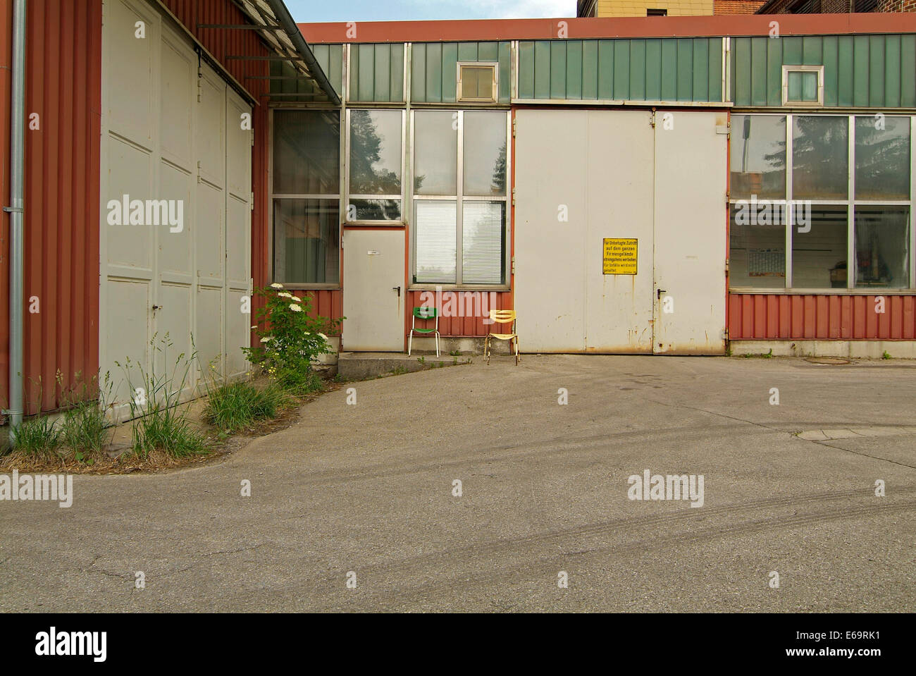 Industrial entrance gate hi-res stock photography and images - Alamy