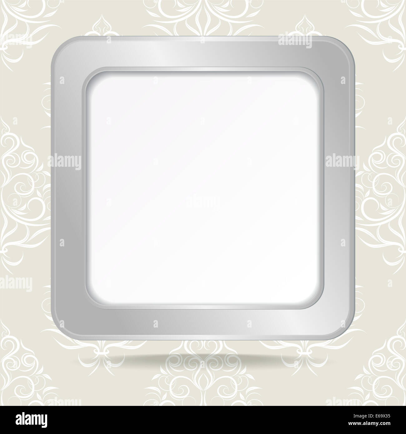 Silver wedding frame hi-res stock photography and images - Alamy