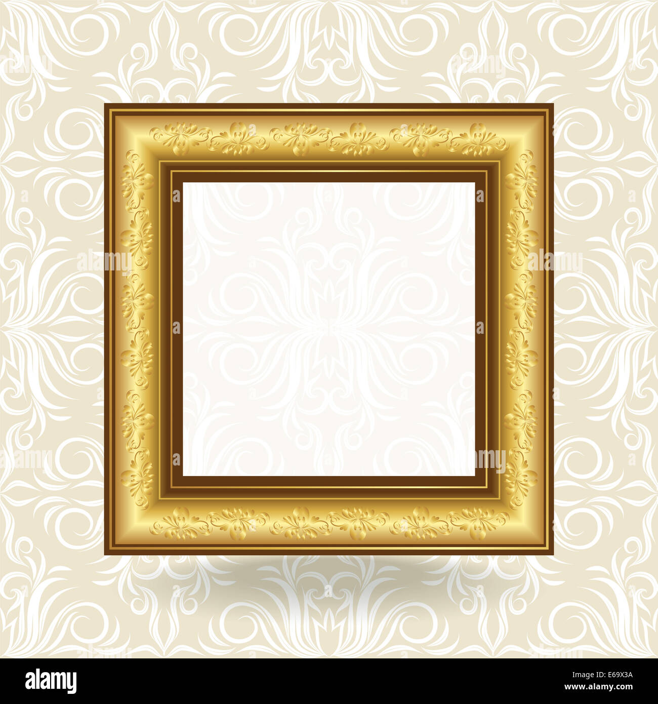 gold photo frame Stock Photo - Alamy