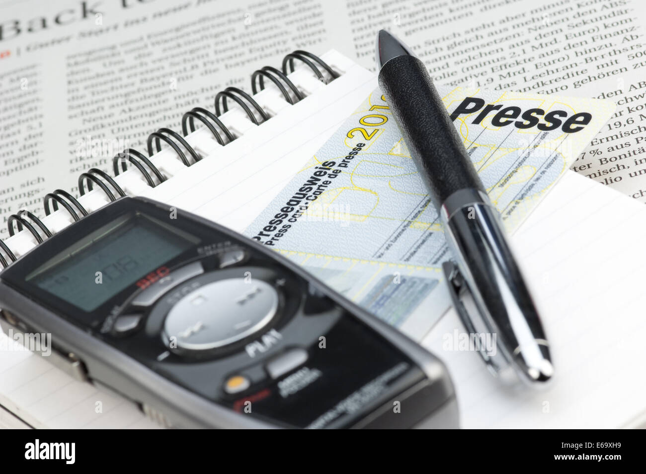 Dictating machine hi-res stock photography and images - Alamy