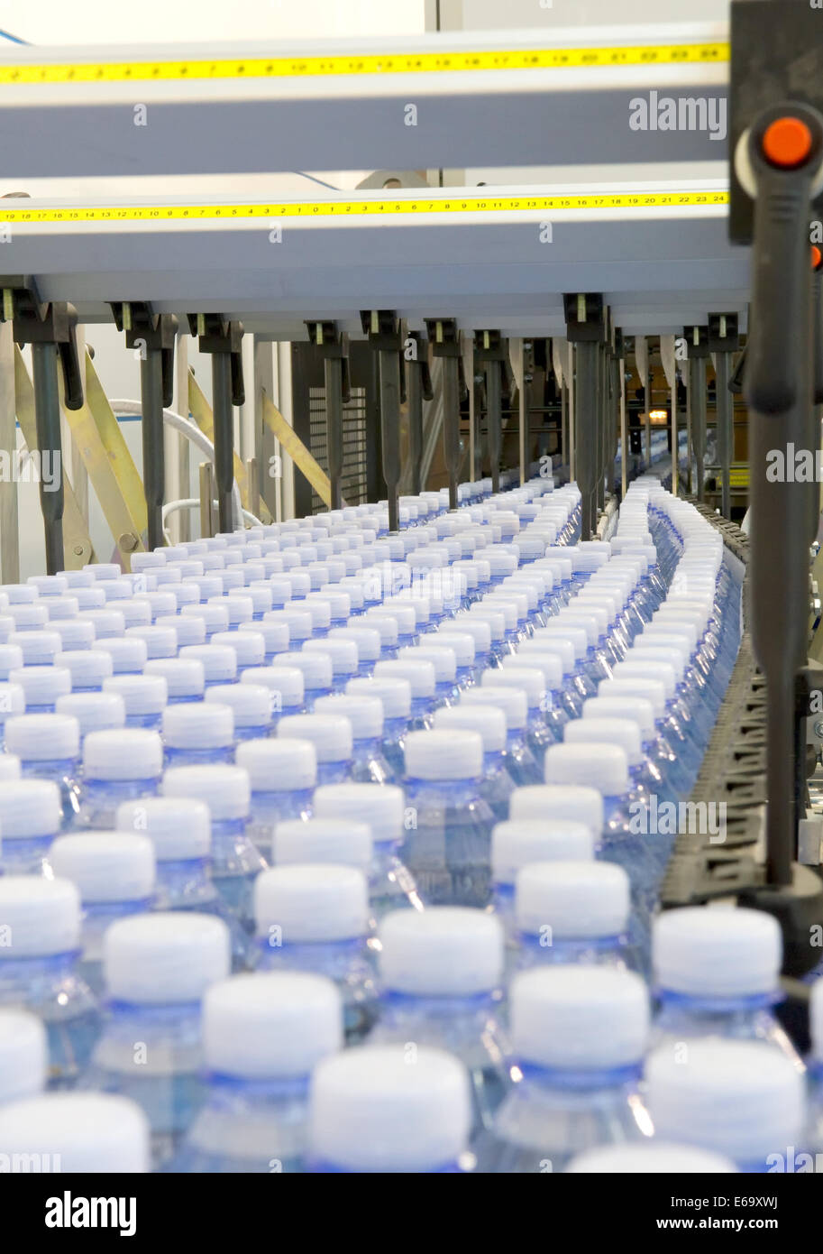 water bottle,assembly line,food industry Stock Photo - Alamy