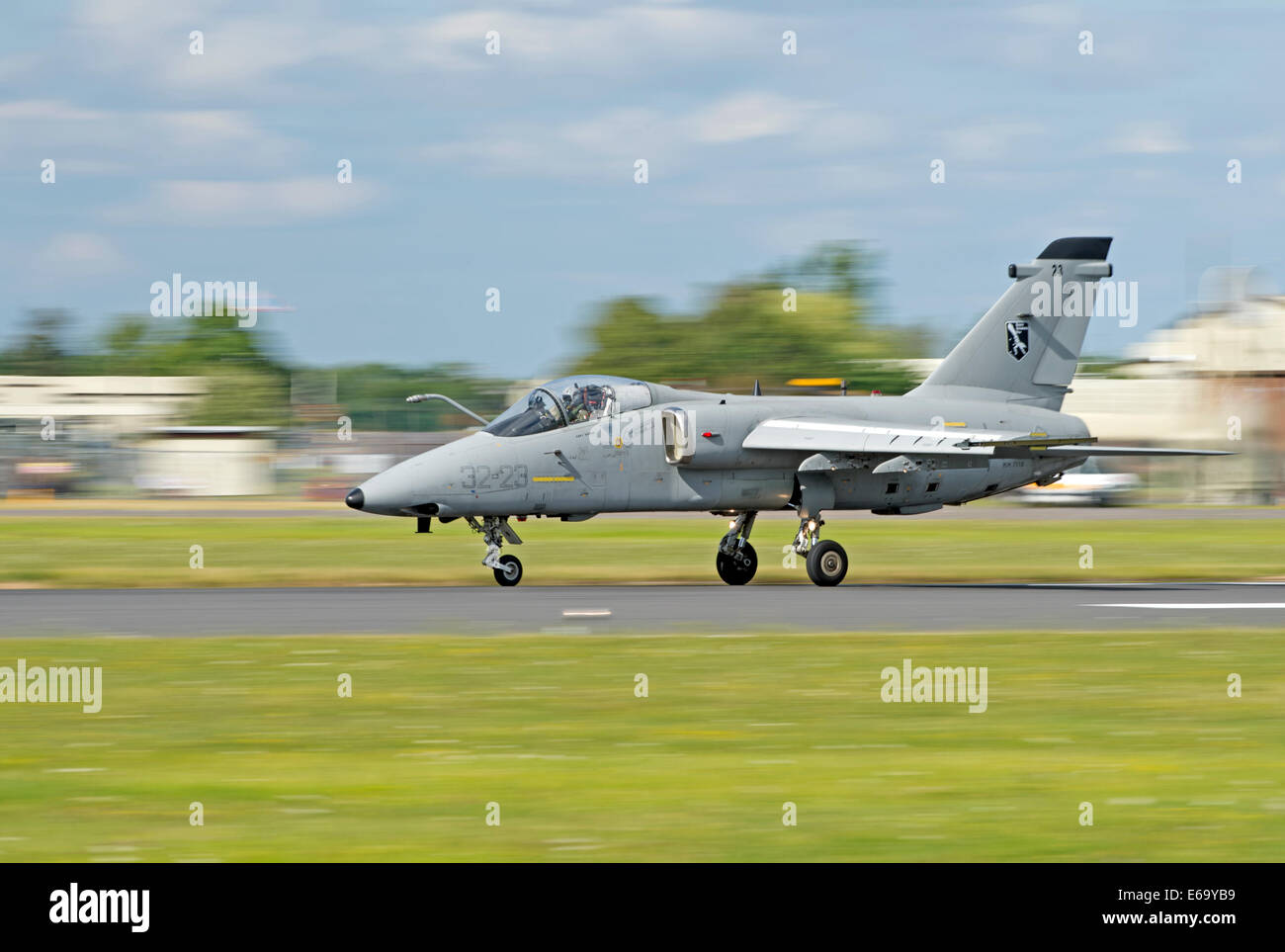 Italian Air Force AMX international A-11 lands at the Royal ...