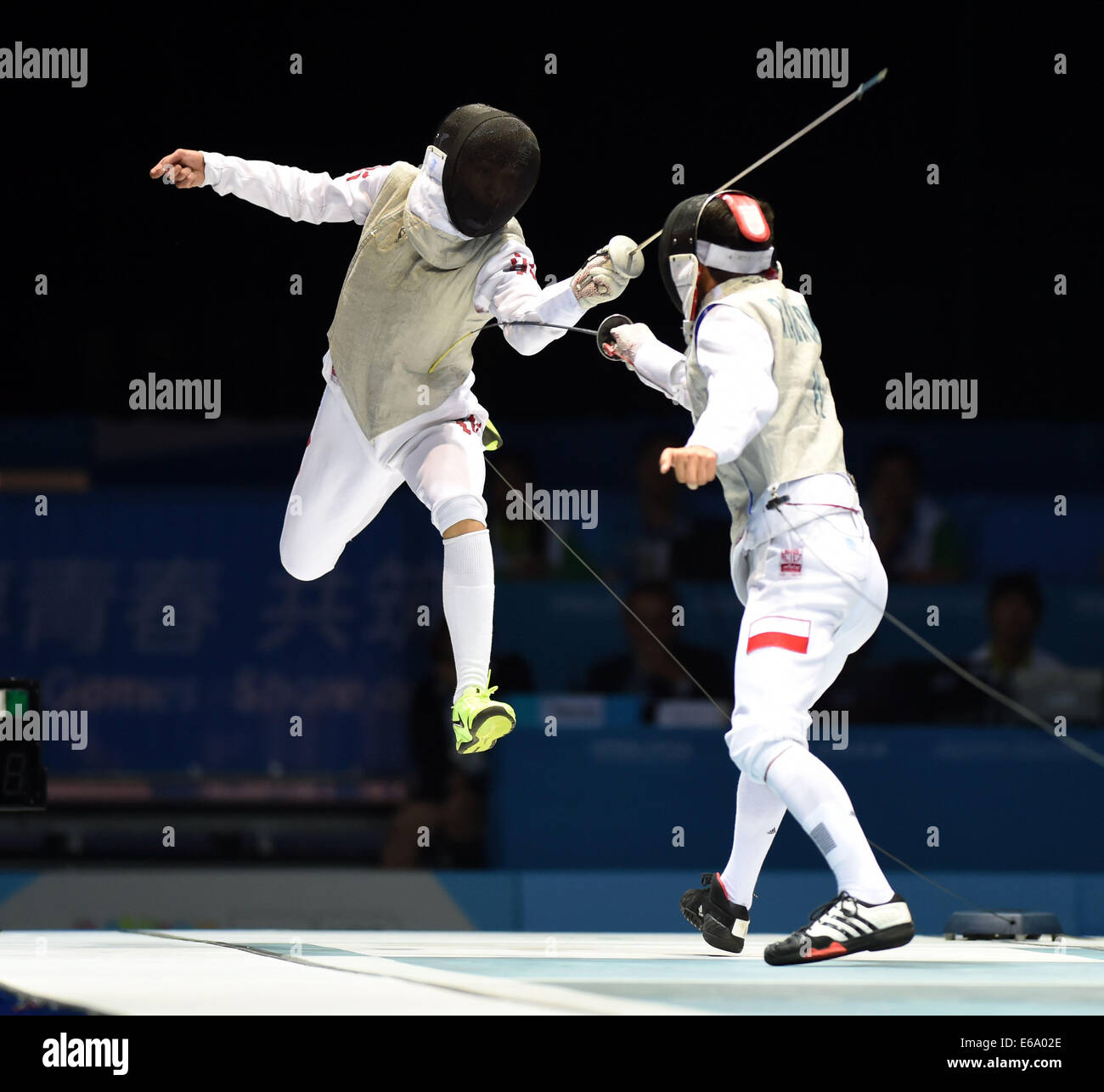 Nanjing, China's Jiangsu Province. 19th Aug, 2014. Chol Chun Yin Ryan ...