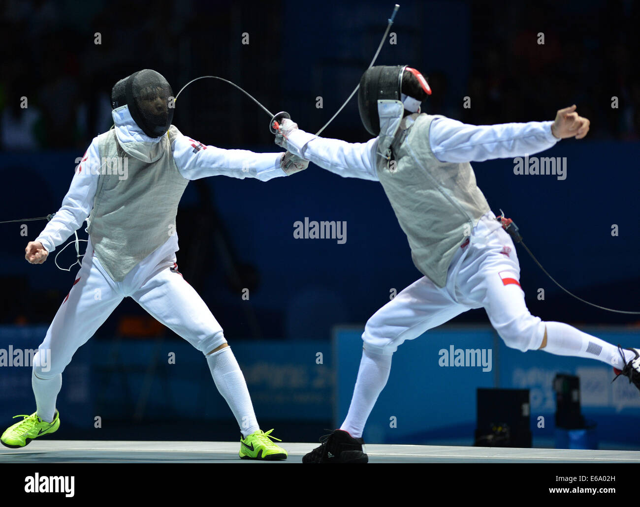 Nanjing, China's Jiangsu Province. 19th Aug, 2014. Chol Chun Yin Ryan ...