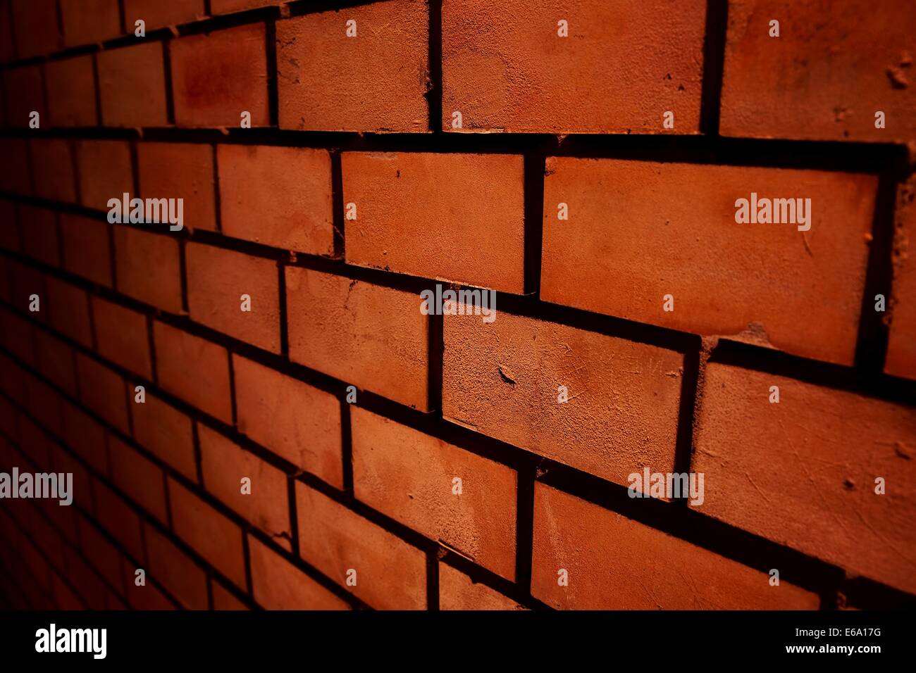 Old dark red brick wall hi-res stock photography and images - Alamy