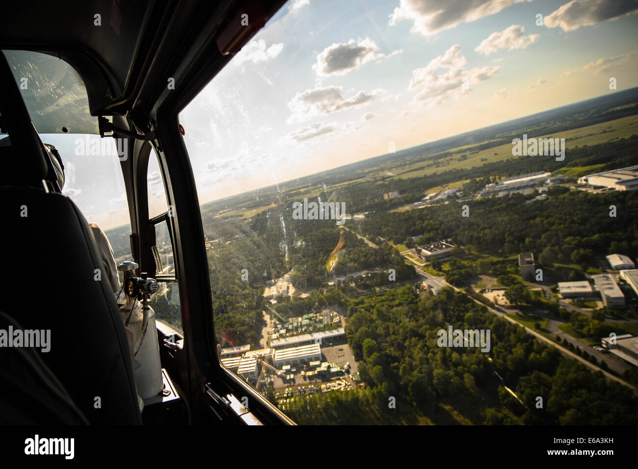 Another Hospital. 12th Aug, 2014. Landing of the DRF rescue helicopter ...
