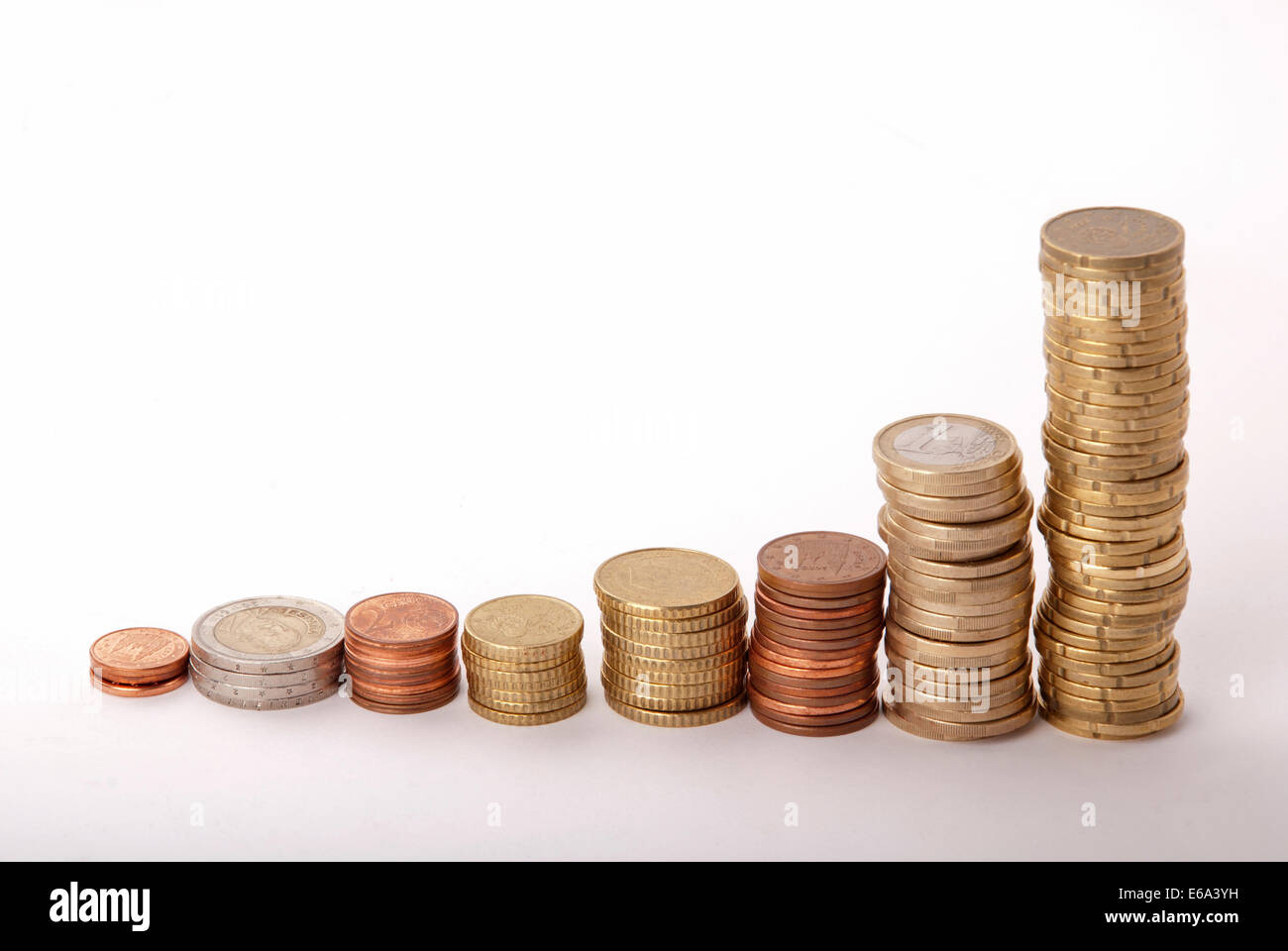 Money small stack hi-res stock photography and images - Alamy