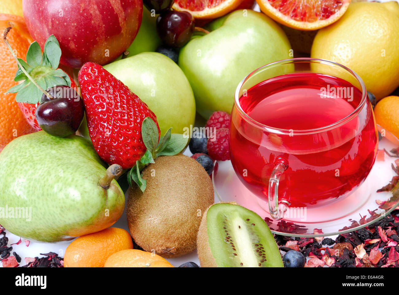 Apple kiwi tea hi-res stock photography and images - Alamy