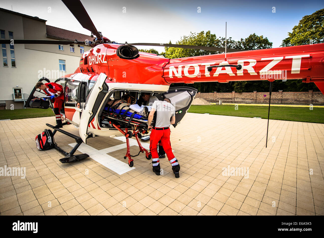 Another Hospital. 12th Aug, 2014. A patient is discharged from the DRF ...