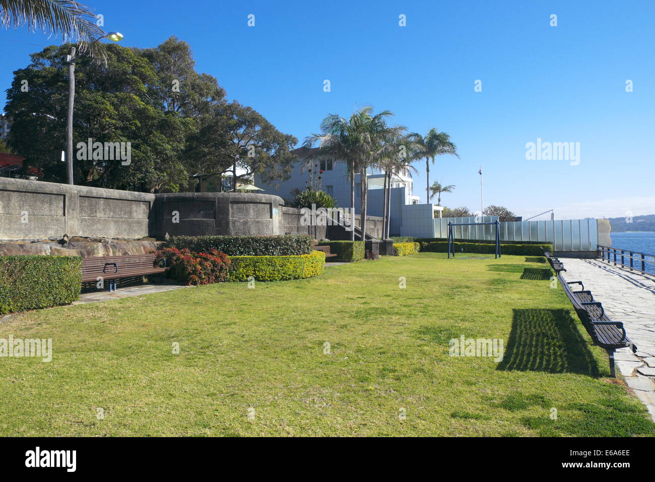 Balmain, Thornton park on the waterfront of Sydney suburb Balmain ...