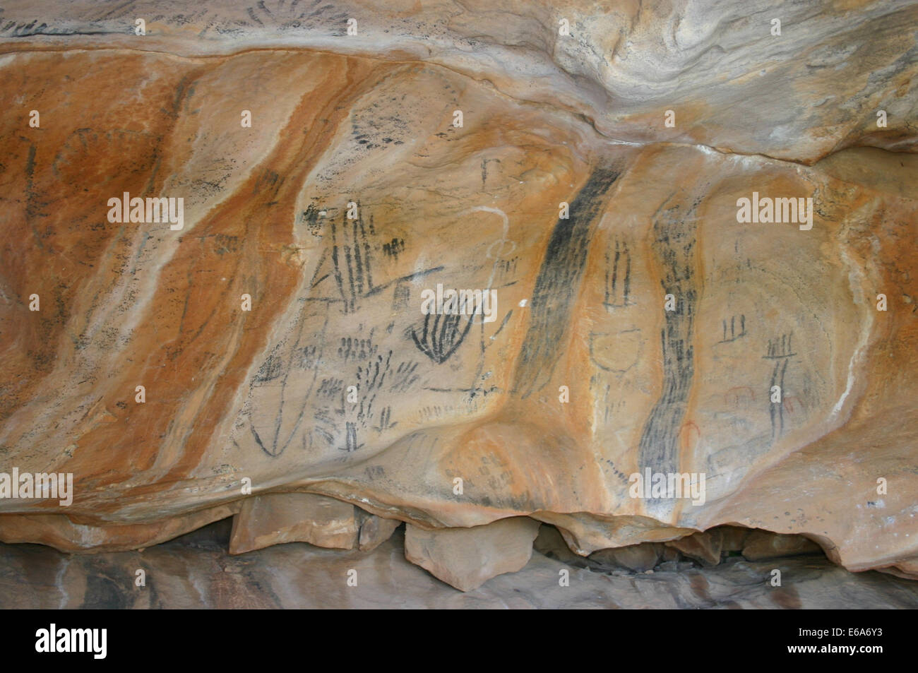 Prehistoric Rock Drawing High Resolution Stock Photography and Images ...