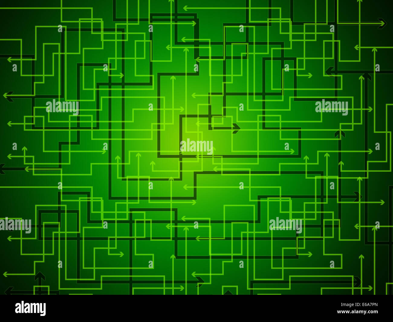 Intertwined Arrows Background Meaning Digital Web Directions Stock ...