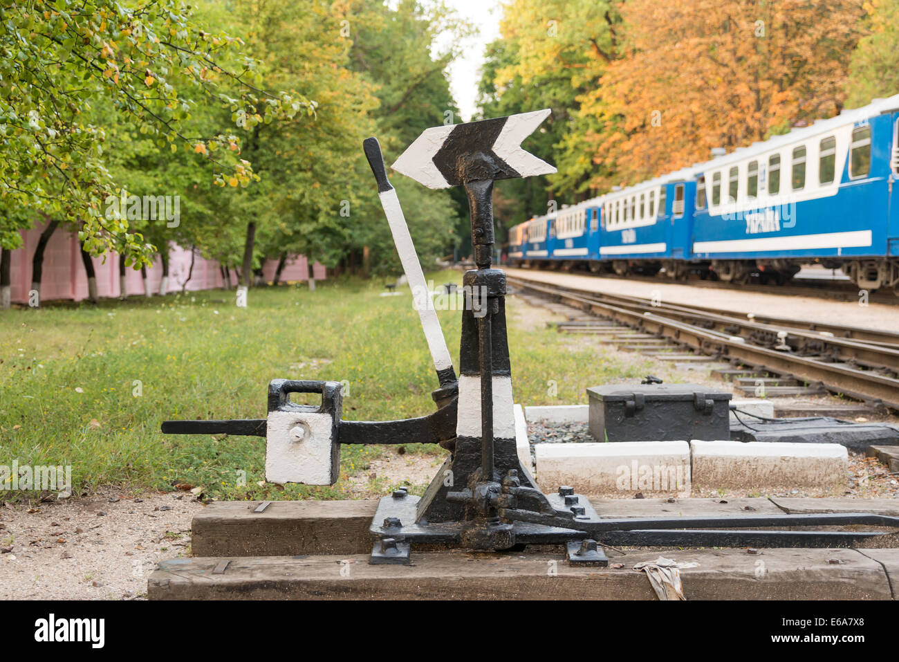 Rail railway change direction hi-res stock photography and images - Alamy