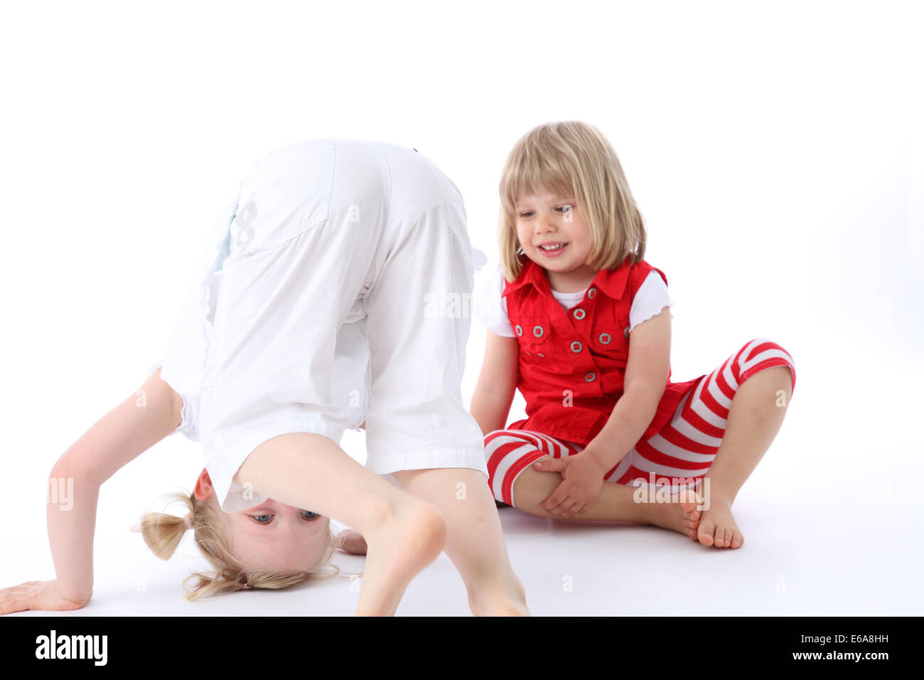 Headstand Girl Kid High Resolution Stock Photography and Images - Alamy