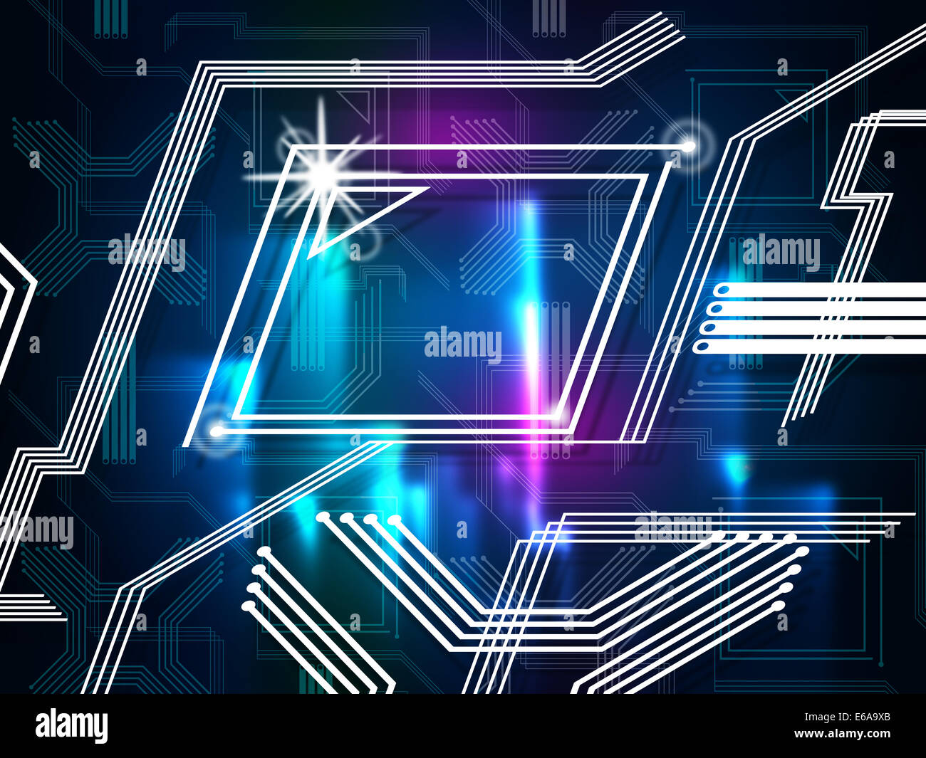 Blue Lines Background Meaning Information Routes And Computers Stock ...