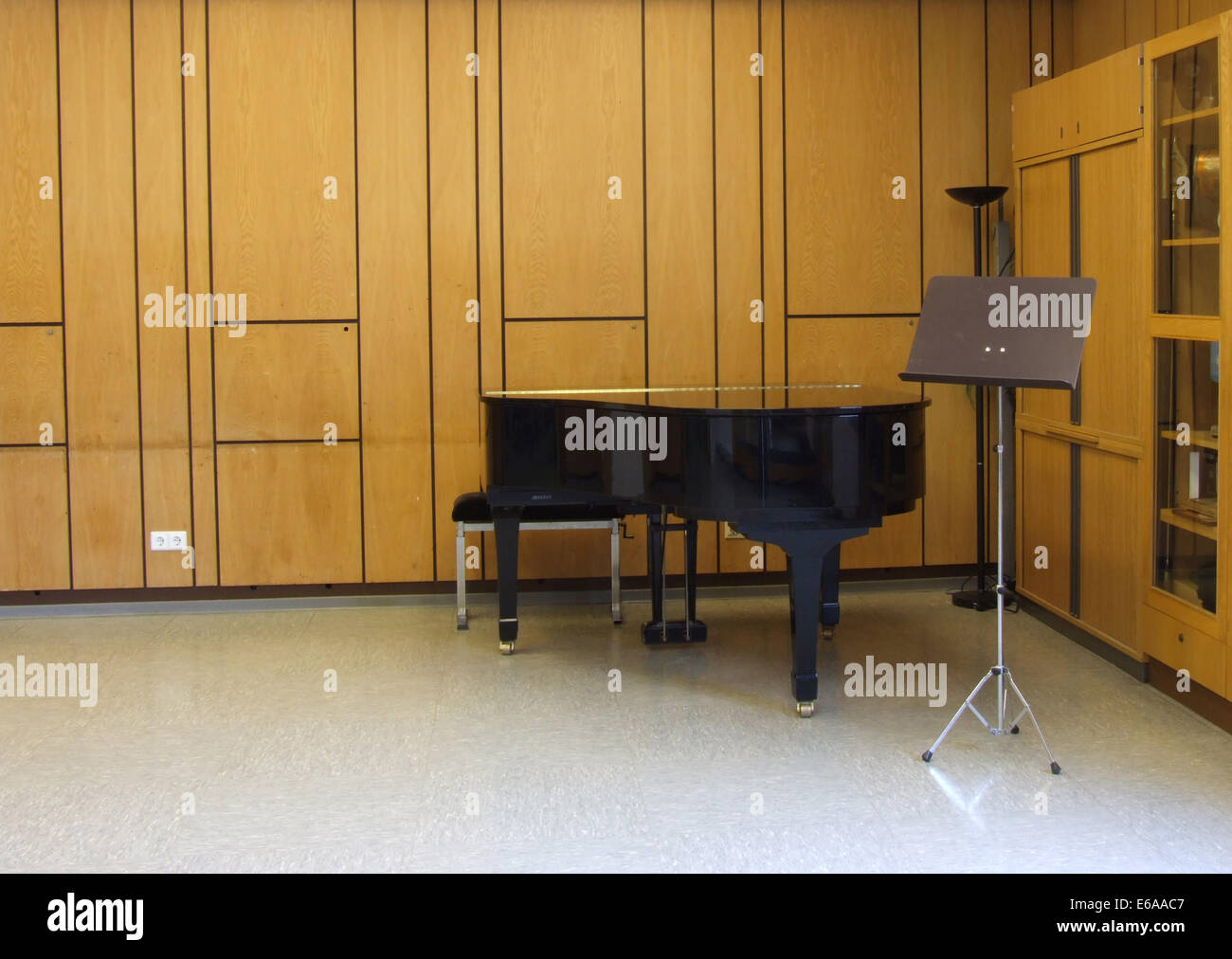 School music room with instruments hi-res stock photography and images ...