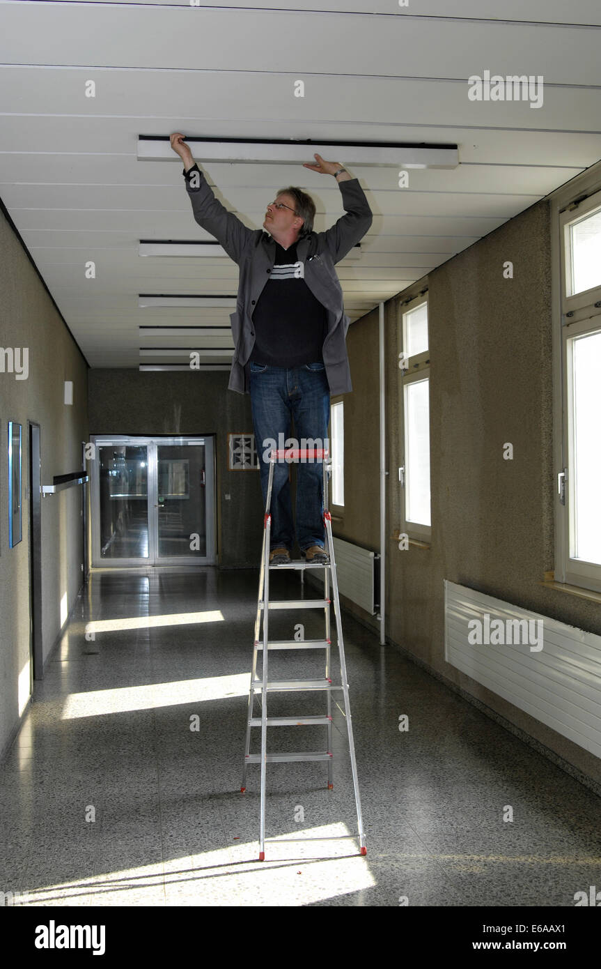 Janitor school hi-res stock photography and images - Alamy