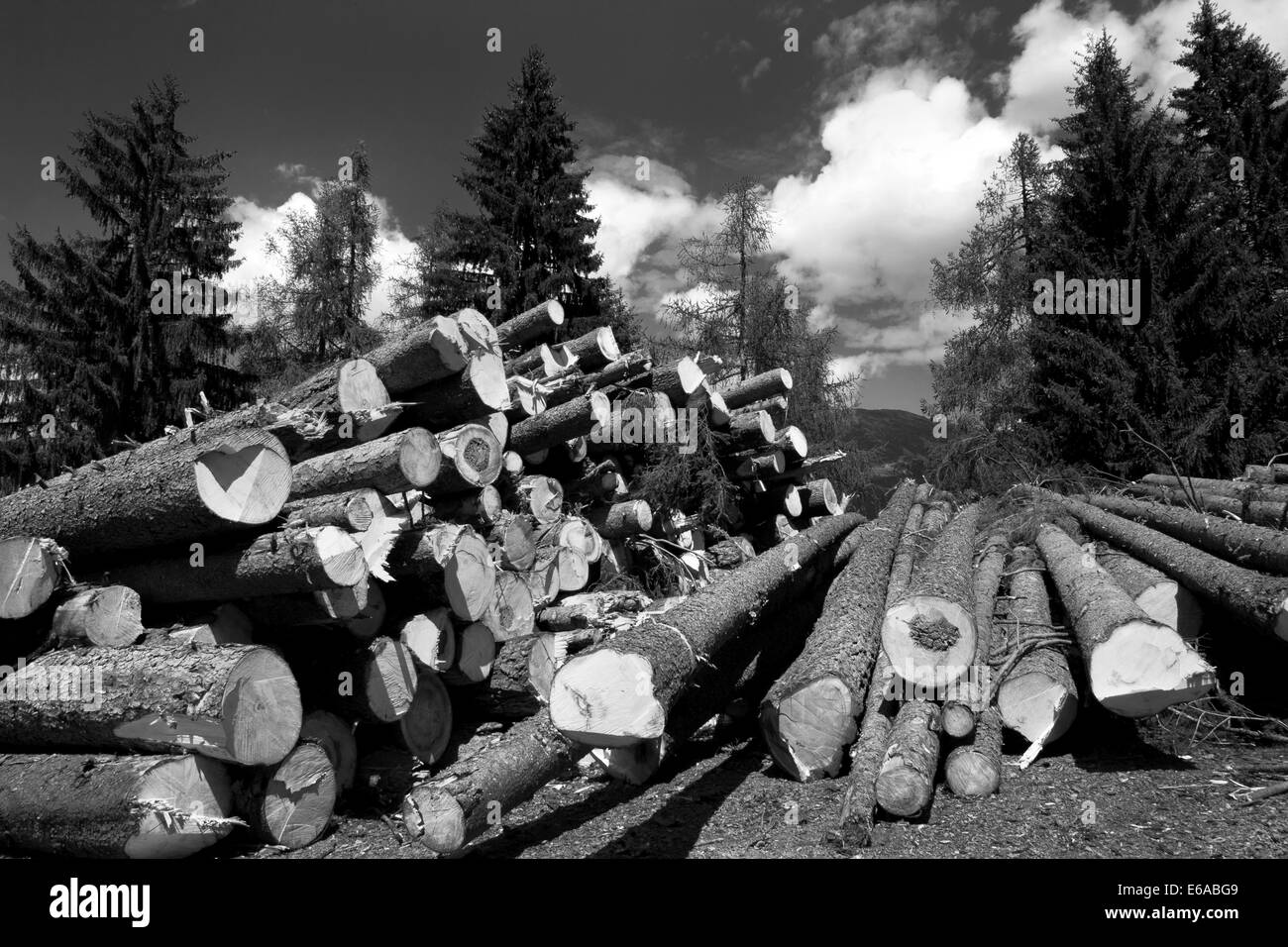 Cut into mountain Black and White Stock Photos & Images - Alamy