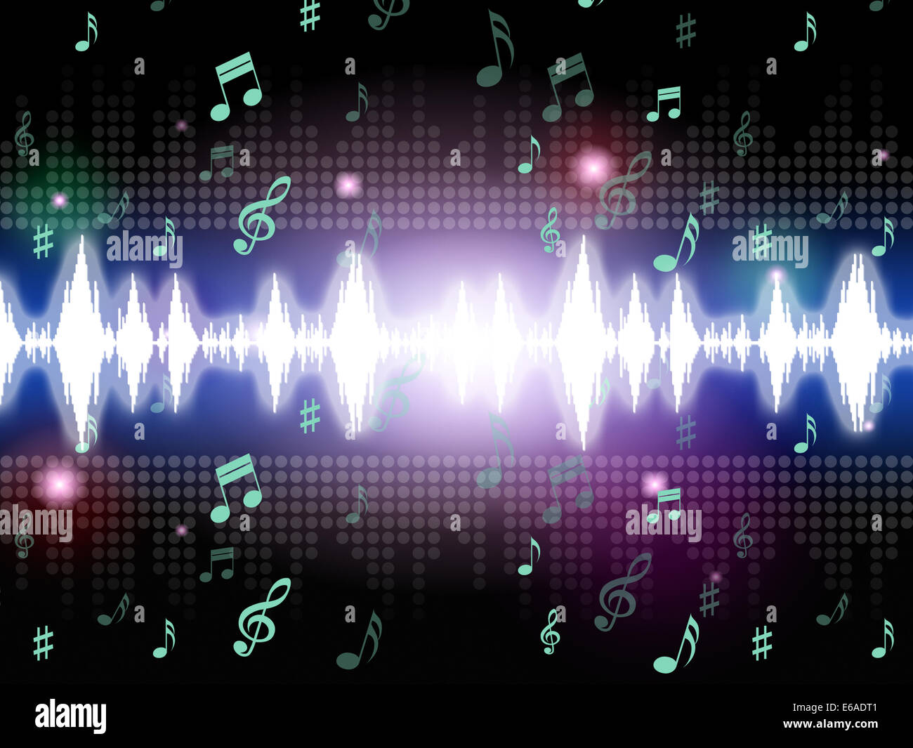 Soundwaves music hi-res stock photography and images - Alamy