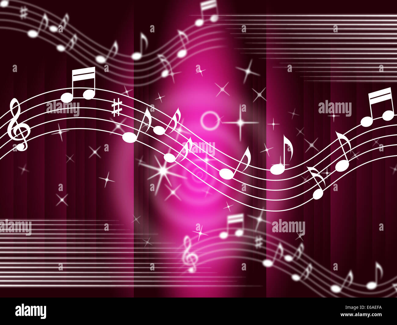 Black And Purple Music Background