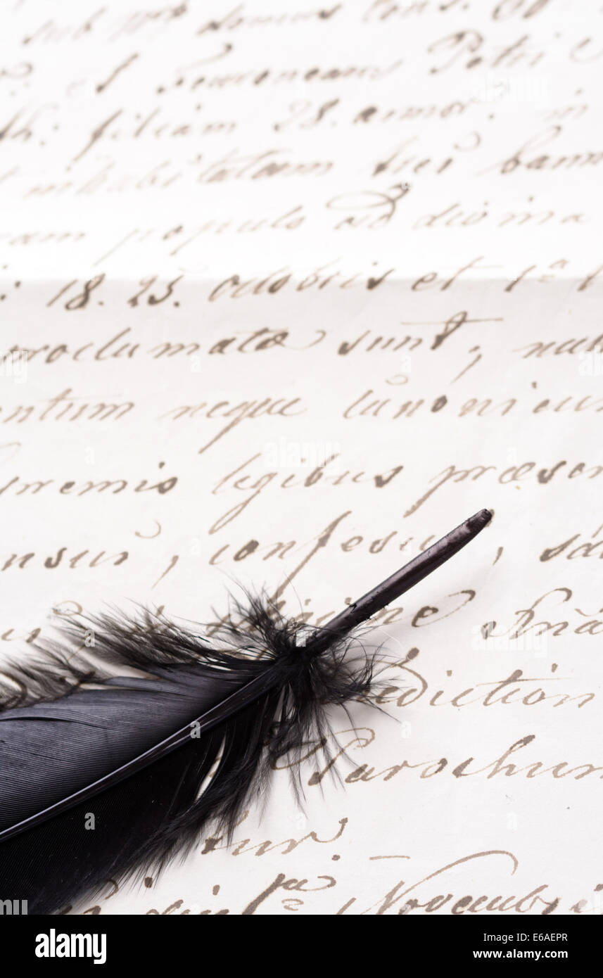 Quill Pens High Resolution Stock Photography and Images - Alamy