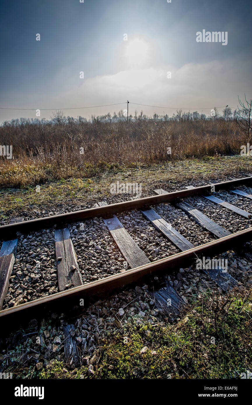 Rarely using single track railway hi-res stock photography and images - Alamy