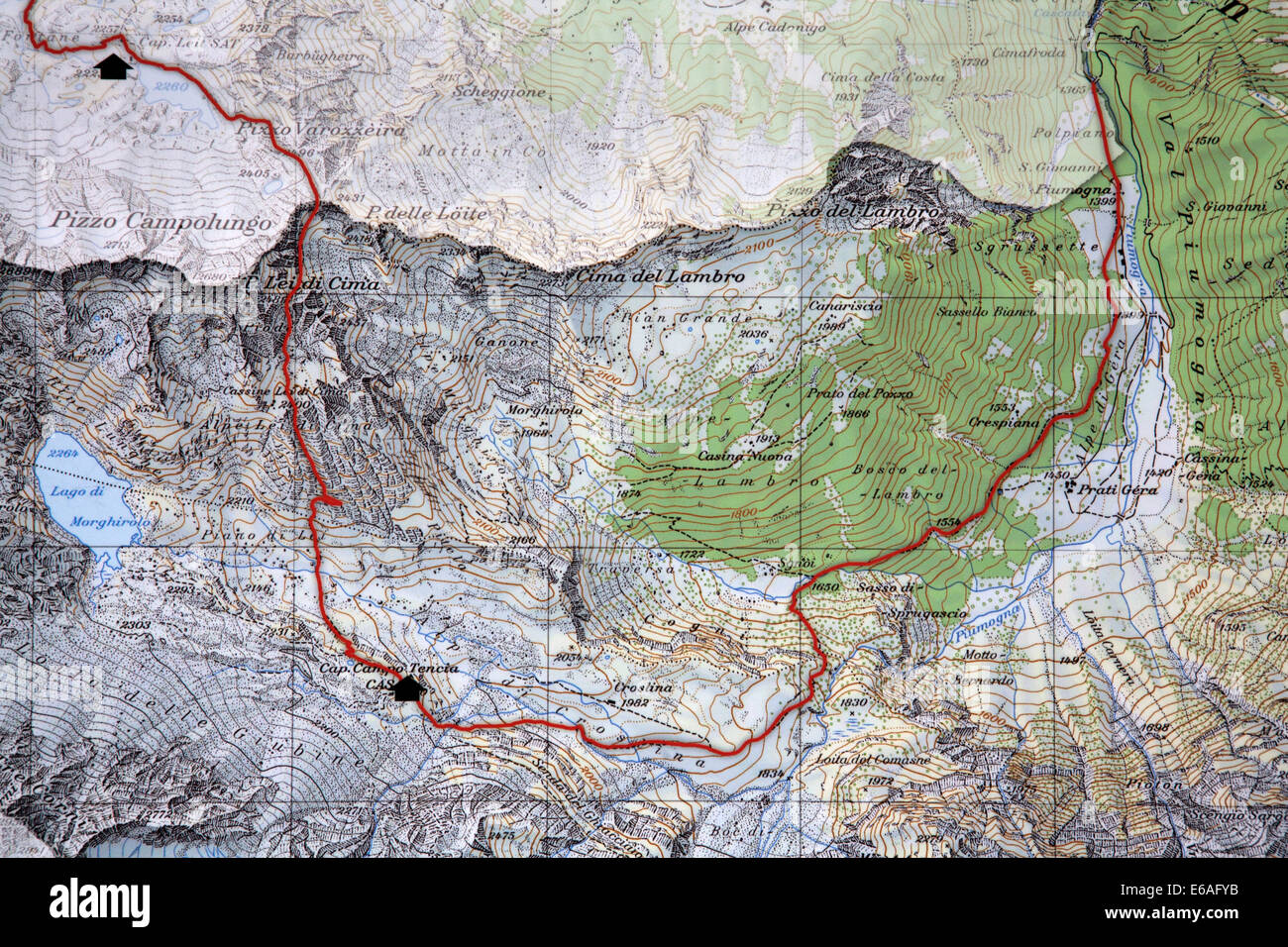 Map ticino in switzerland hi-res stock photography and images - Alamy