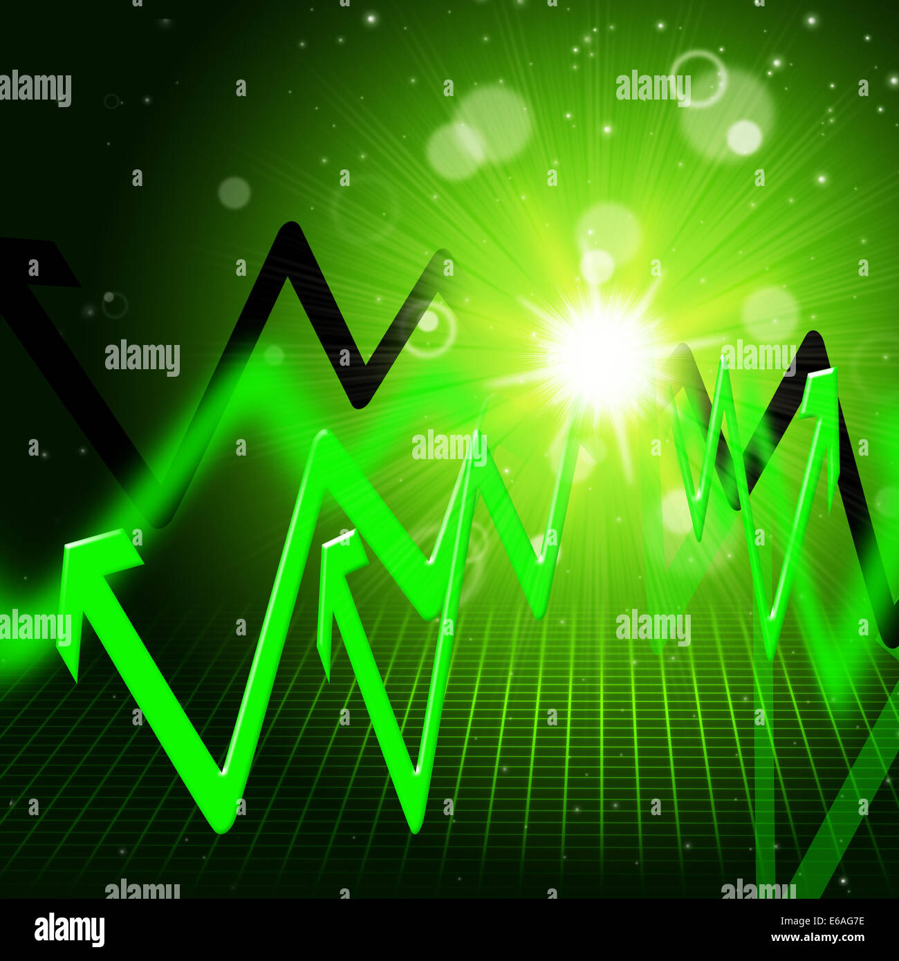 Radiating arrows hi-res stock photography and images - Alamy