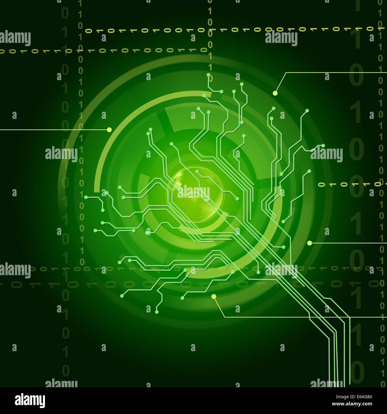 Electronic Sensor Background Showing Illuminated Eye Sensor Or Circuit ...