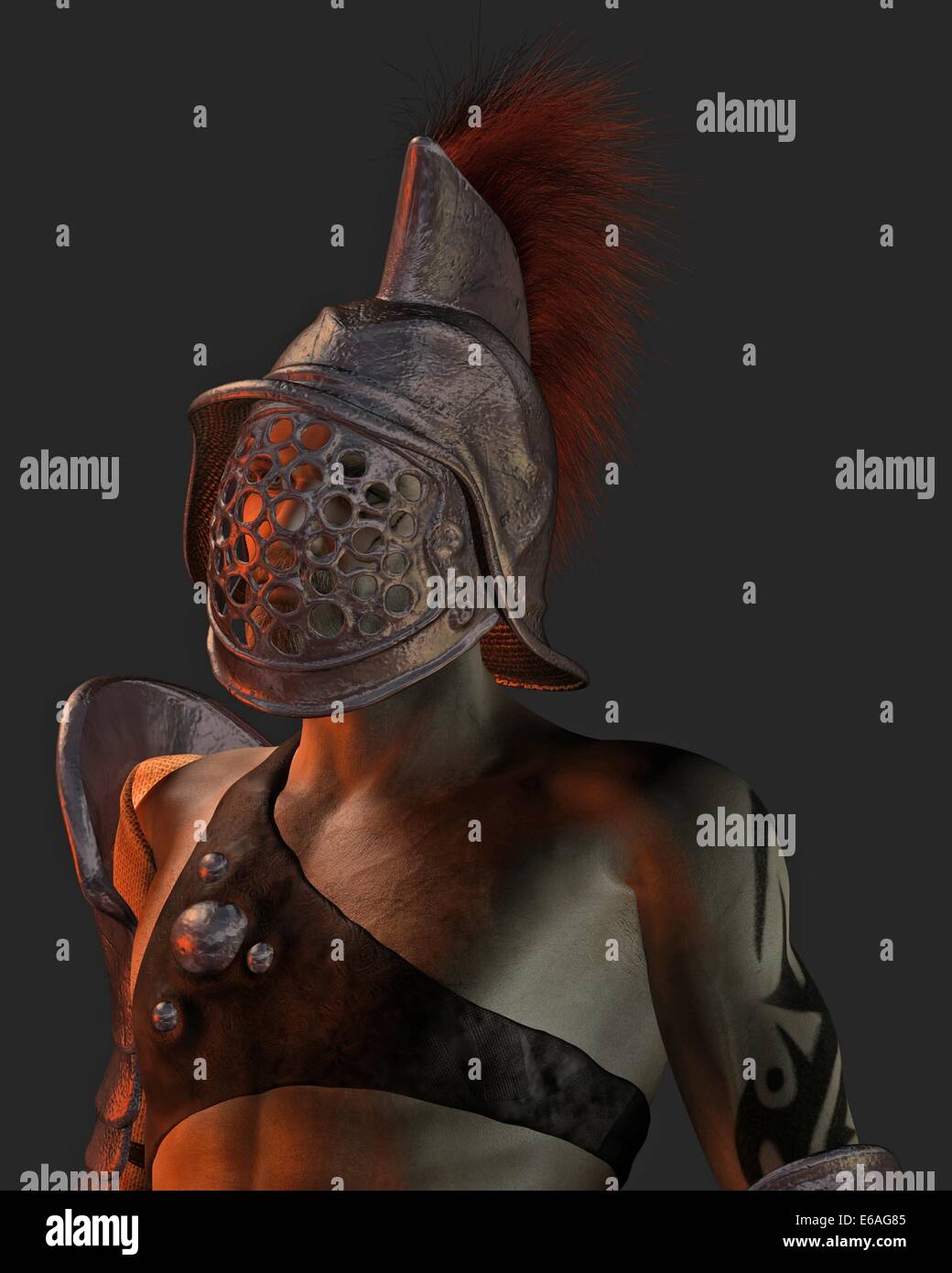 Roman Gladiator Portrait Stock Photo - Alamy