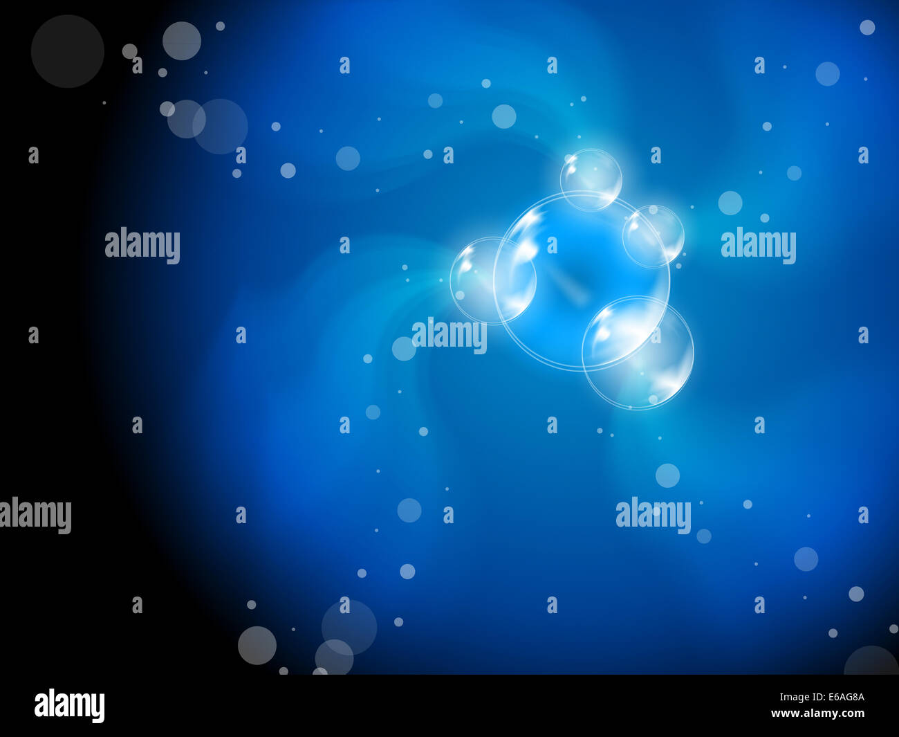 Abstract Bubbles Background Meaning Beautiful Translucent Art Stock ...