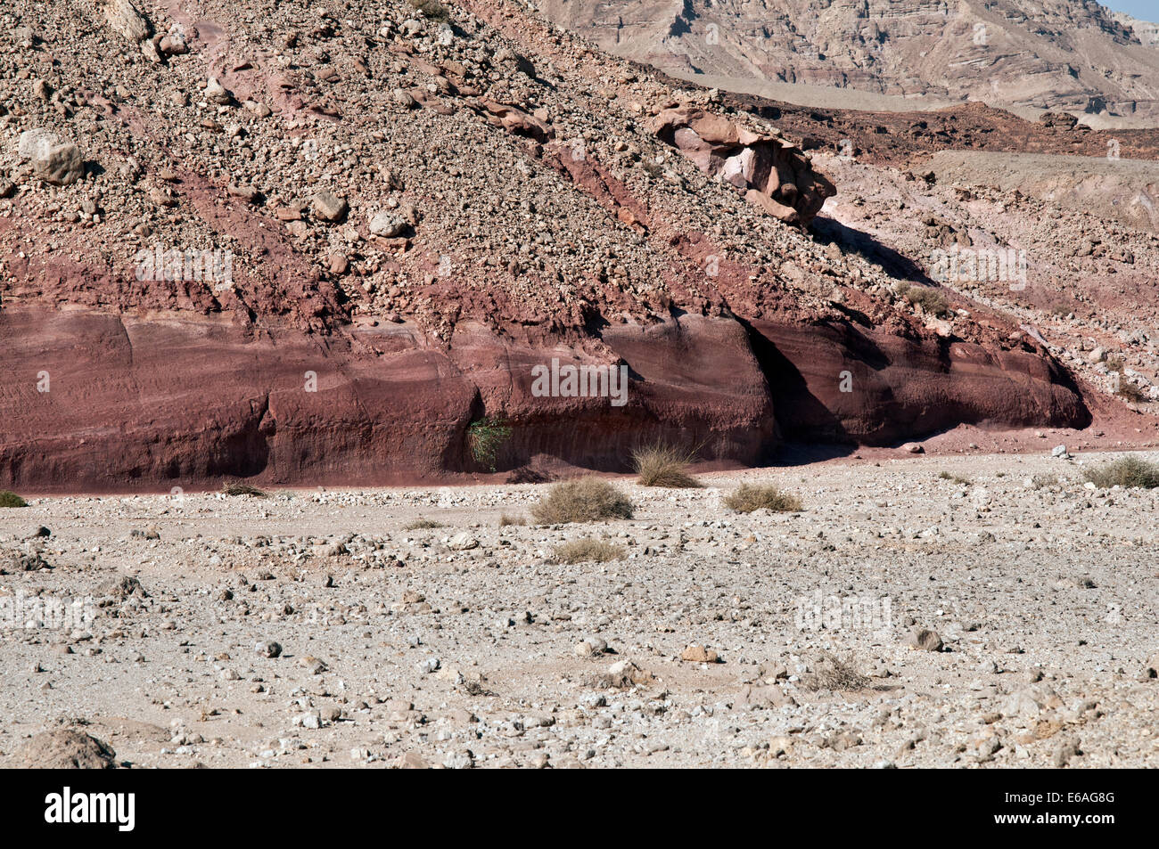 Timna Valley Mines ,Israel ,Sandstone eroded by wind Stock Photo - Alamy